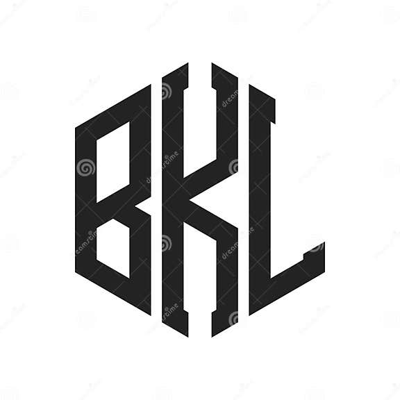 BKL Logo Design. Initial Letter BKL Monogram Logo Using Hexagon Shape ...