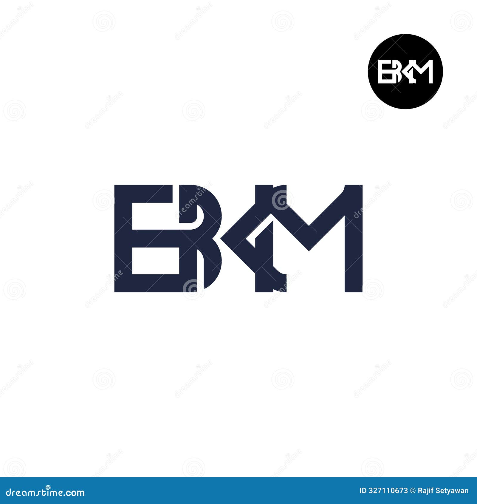 BKM Logo Letter Monogram Design Stock Vector - Illustration of ...