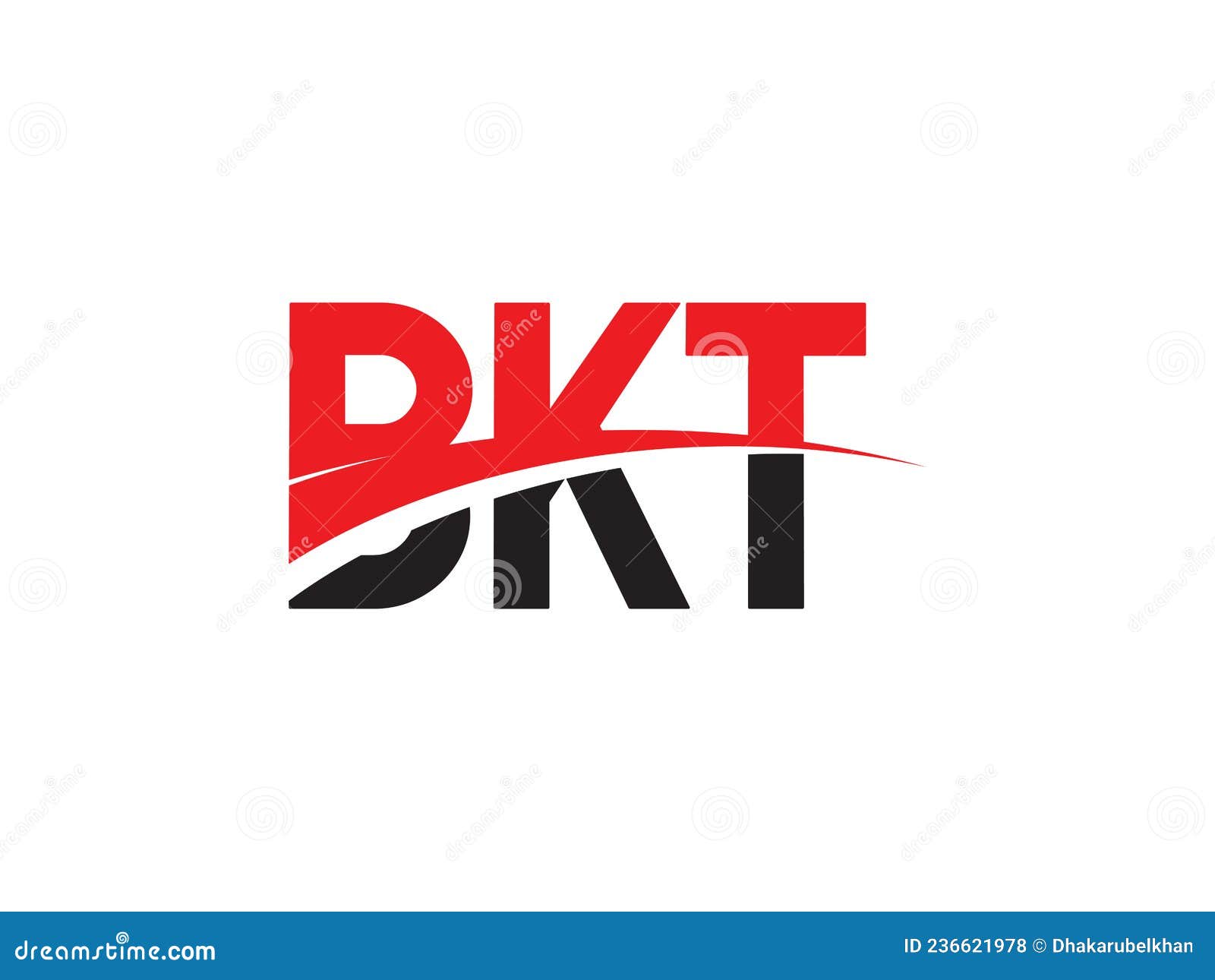 BKT Letter Initial Logo Design Vector Illustration Stock Vector ...
