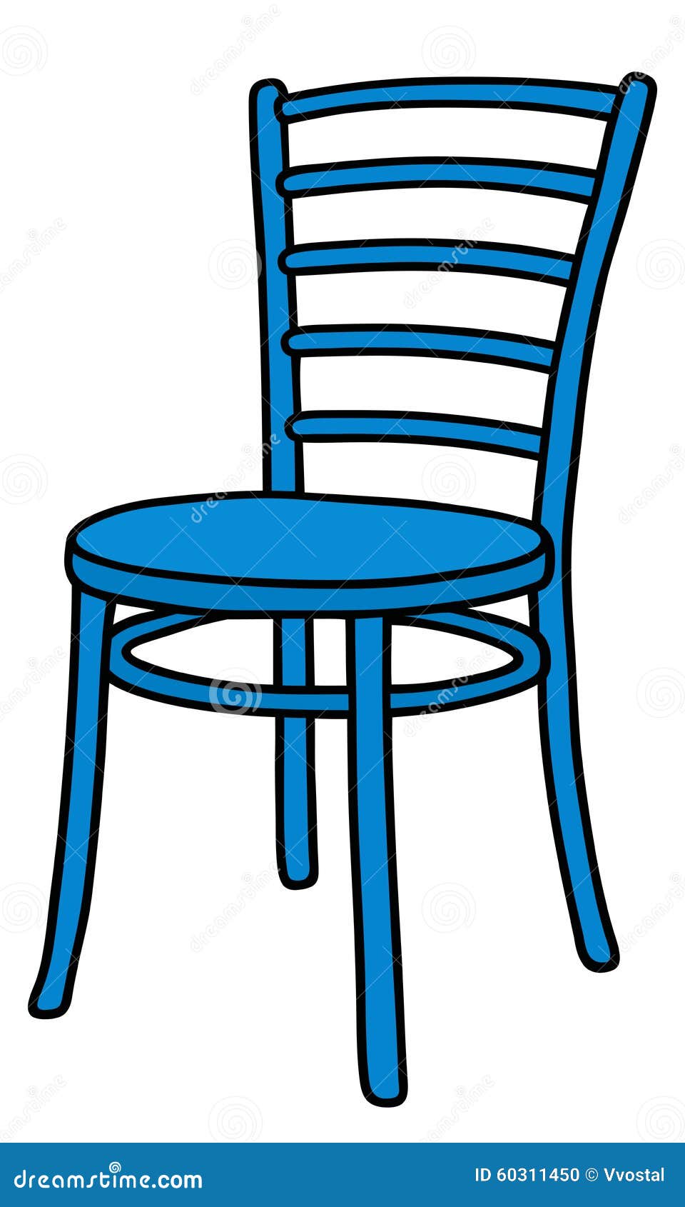 Blå stol vektor illustrationer. Illustration av rektor - 60311450