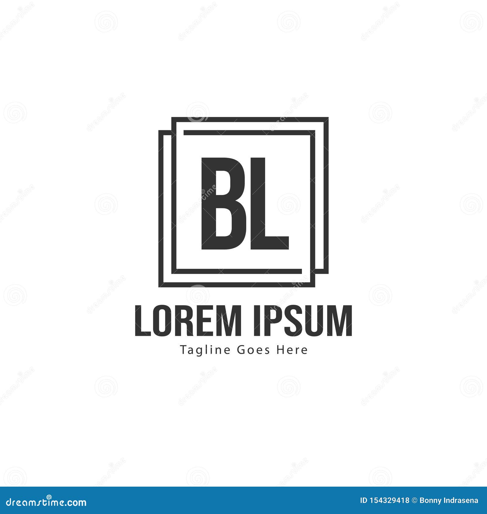 BL Letter Logo Design. Creative Modern BL Letters Icon Illustration ...