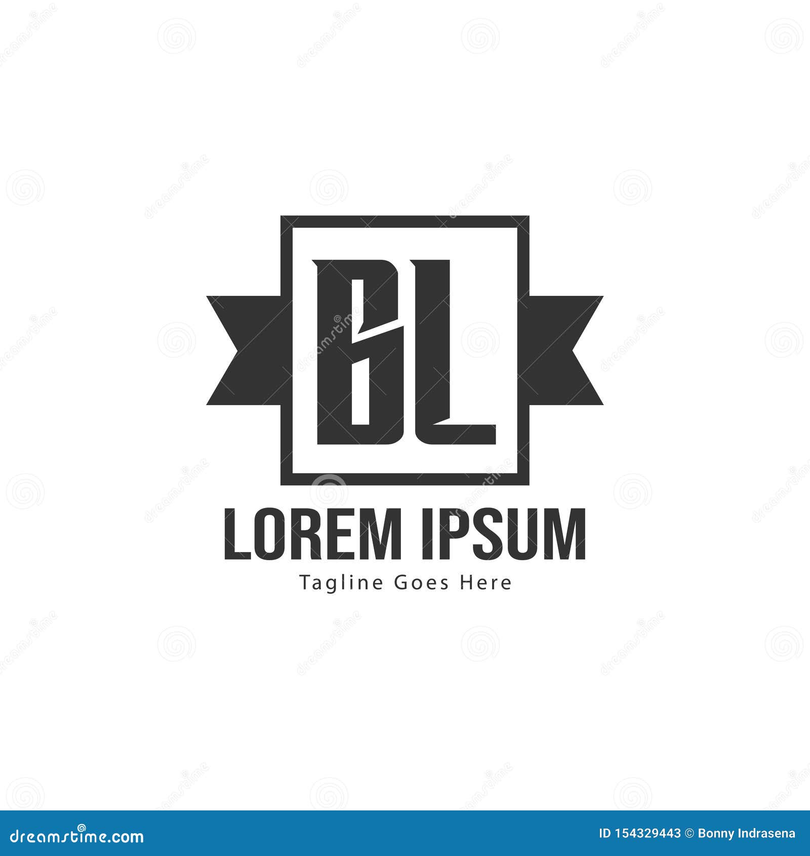 BL Letter Logo Design. Creative Modern BL Letters Icon Illustration ...