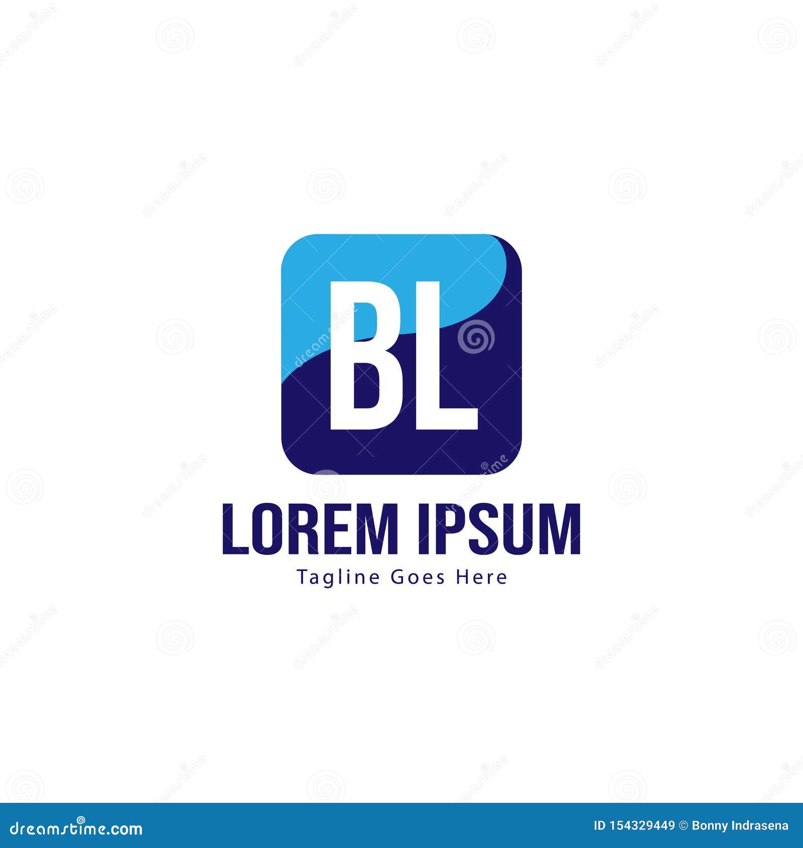 BL Letter Logo Design. Creative Modern BL Letters Icon Illustration ...