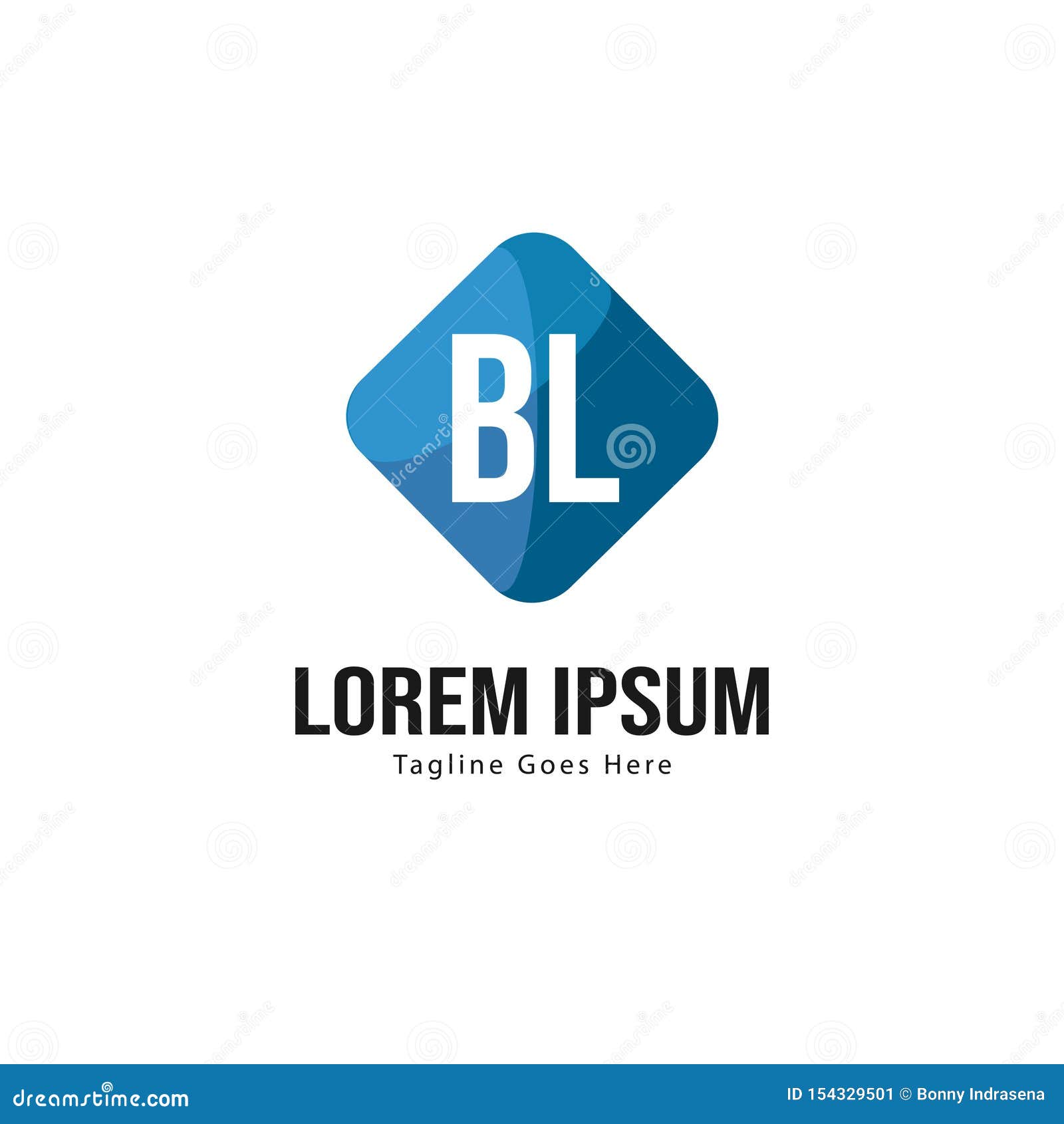 BL Letter Logo Design. Creative Modern BL Letters Icon Illustration ...