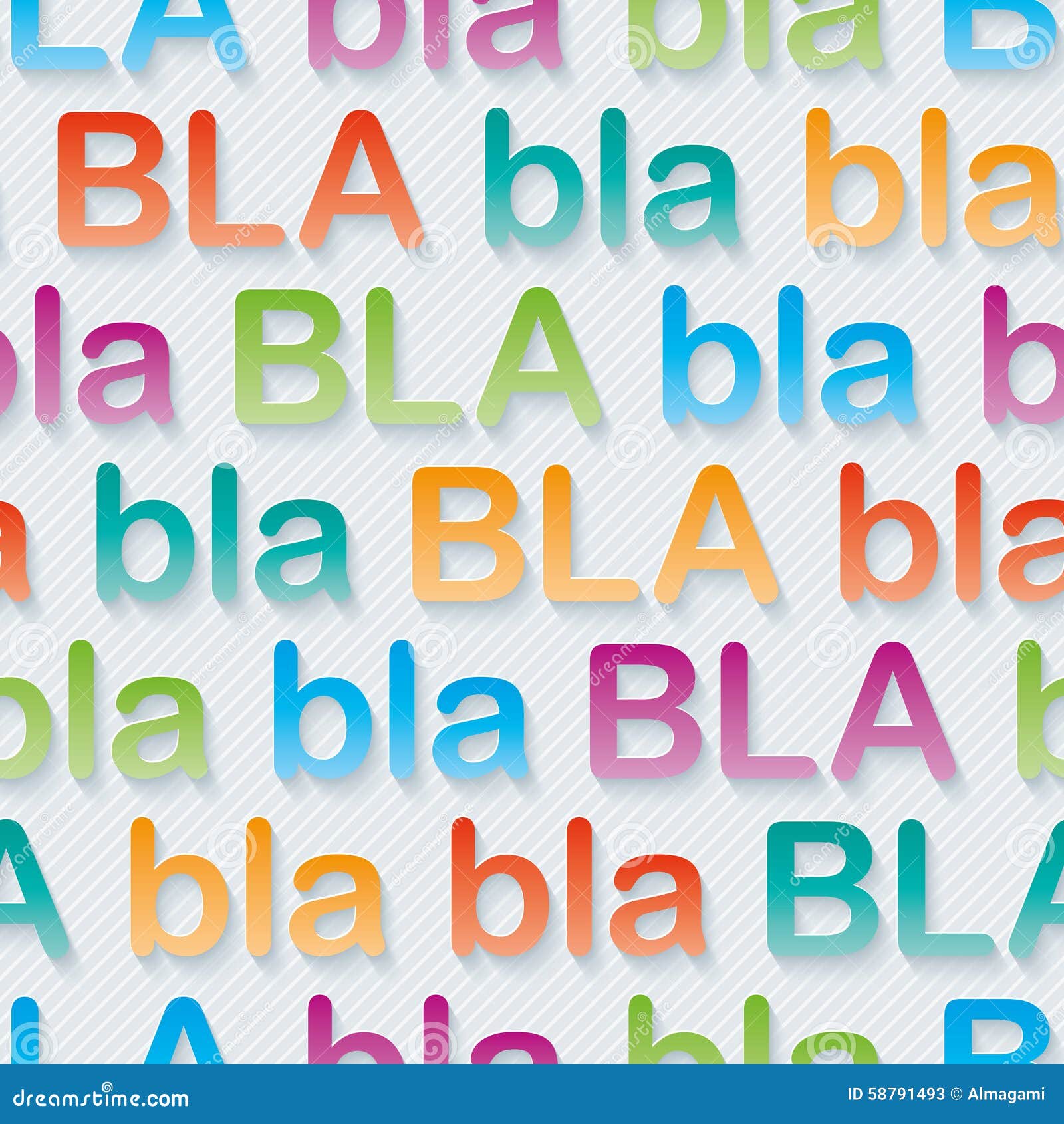 Bla-bla-bla walpaper. stock vector. Illustration of color - 58791493