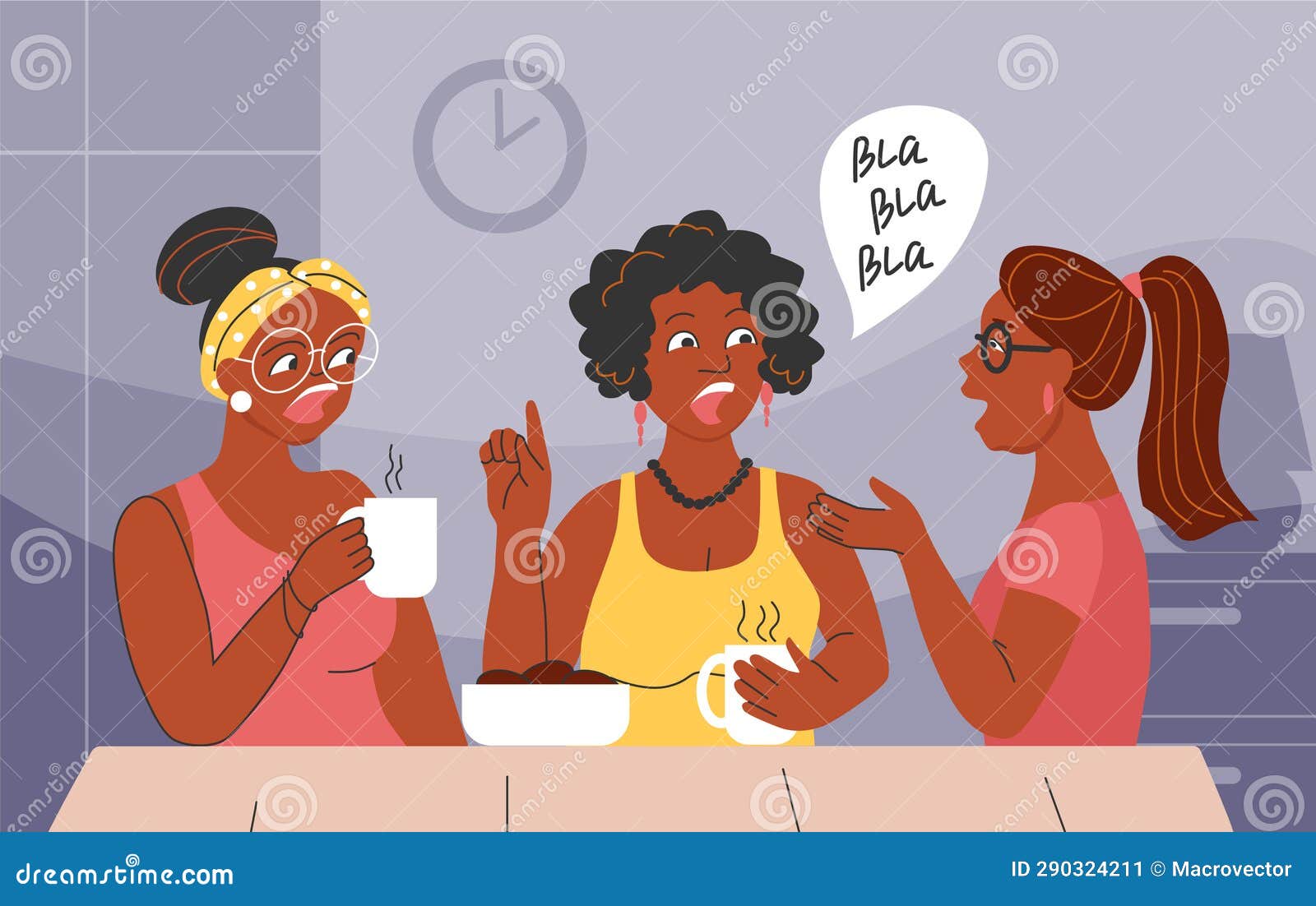 Bla Meme Background Cartoon Vector | CartoonDealer.com #290324211