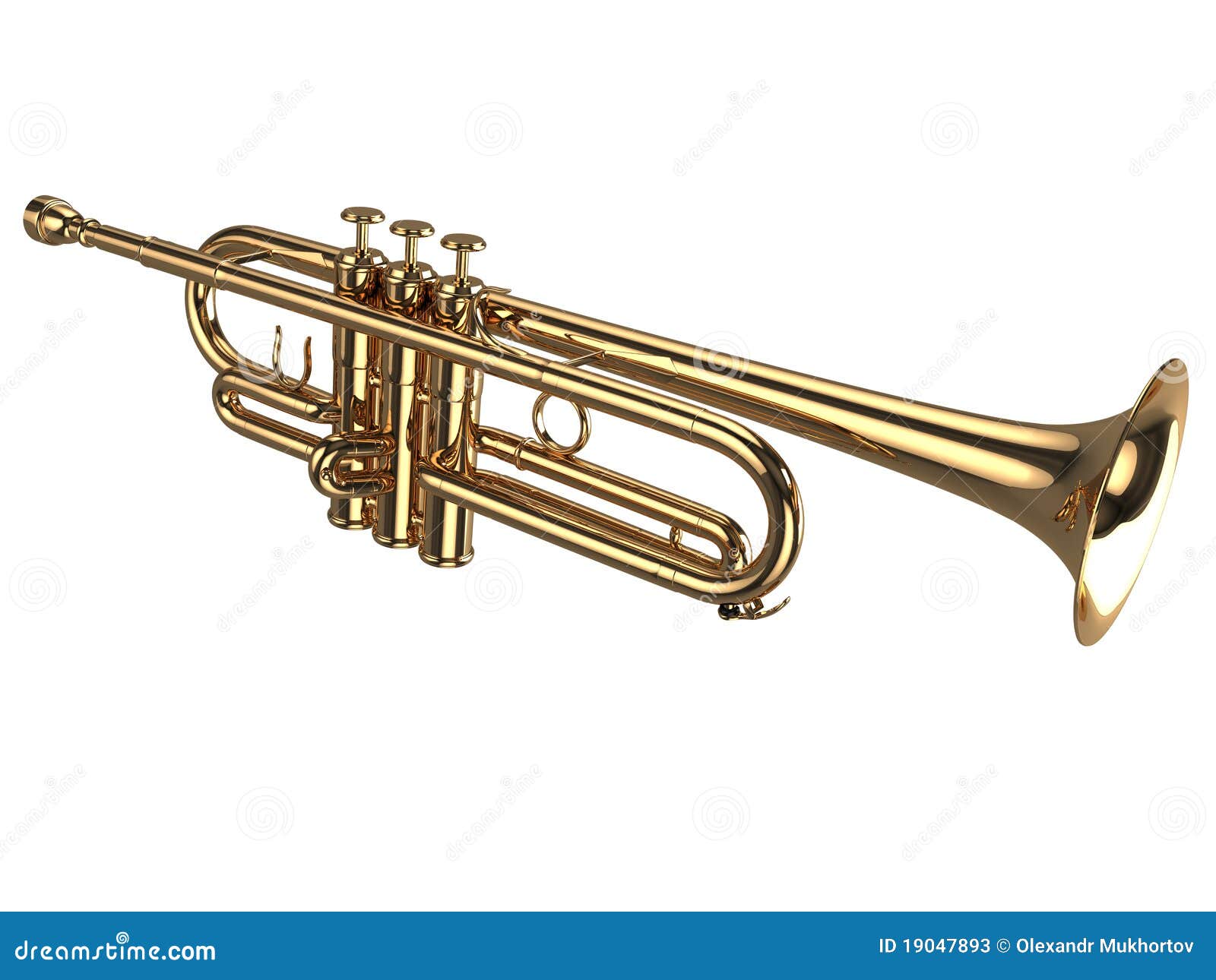 Blaasinstrument stock illustratie. Illustration of breken - 19047893