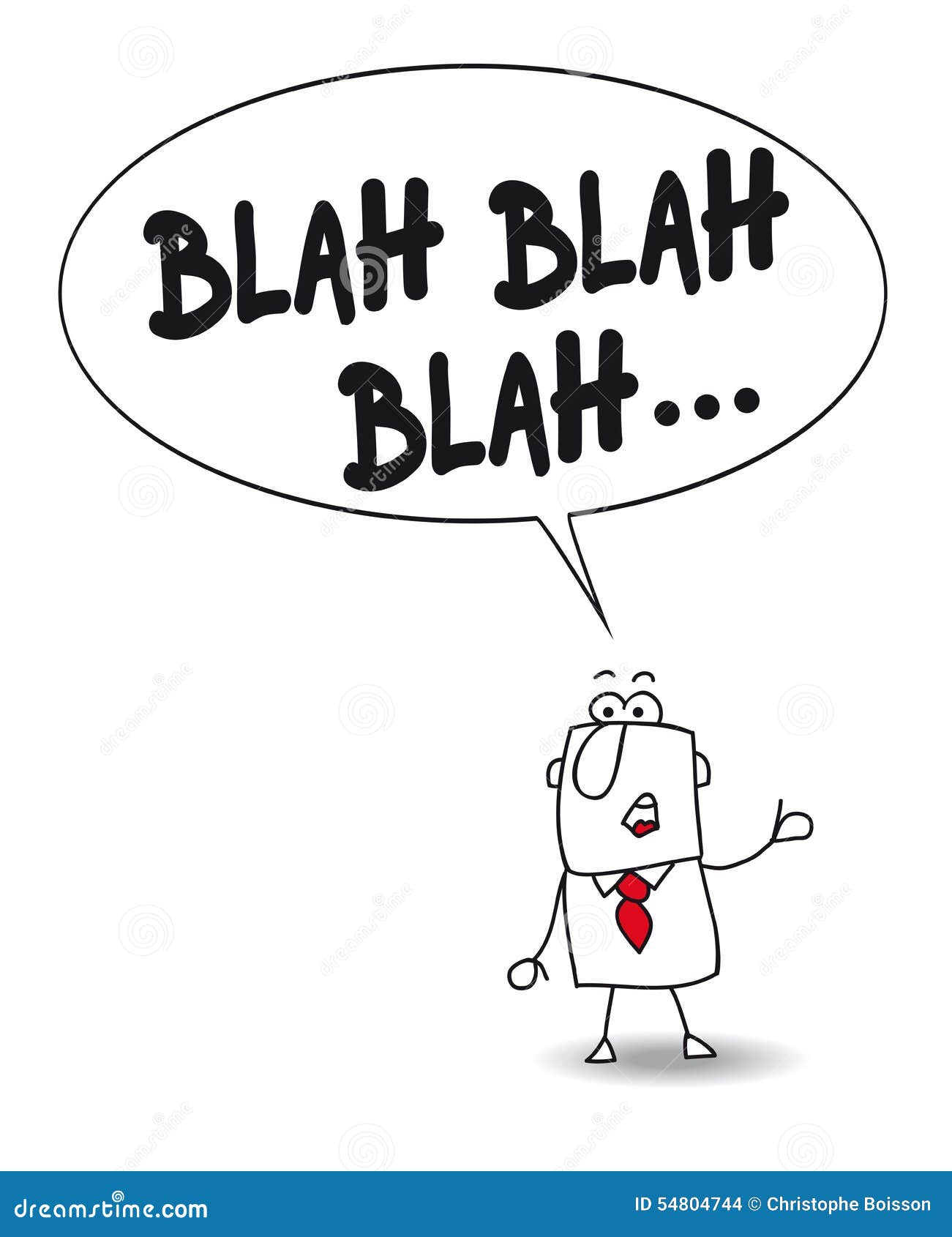 Blabla Blabla Joe vektor abbildung. Illustration von leute - 54804744