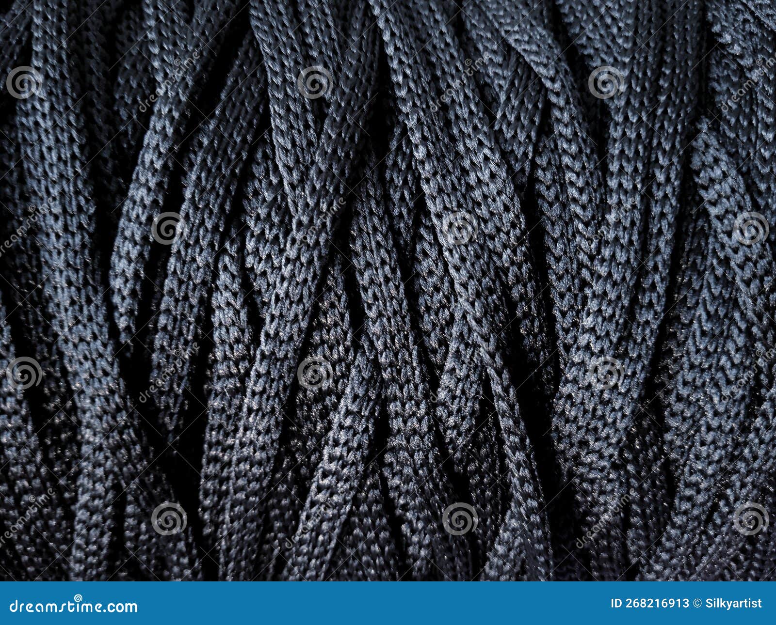 Black Abstract Background with Black Cord for Knitting Crocheting and ...