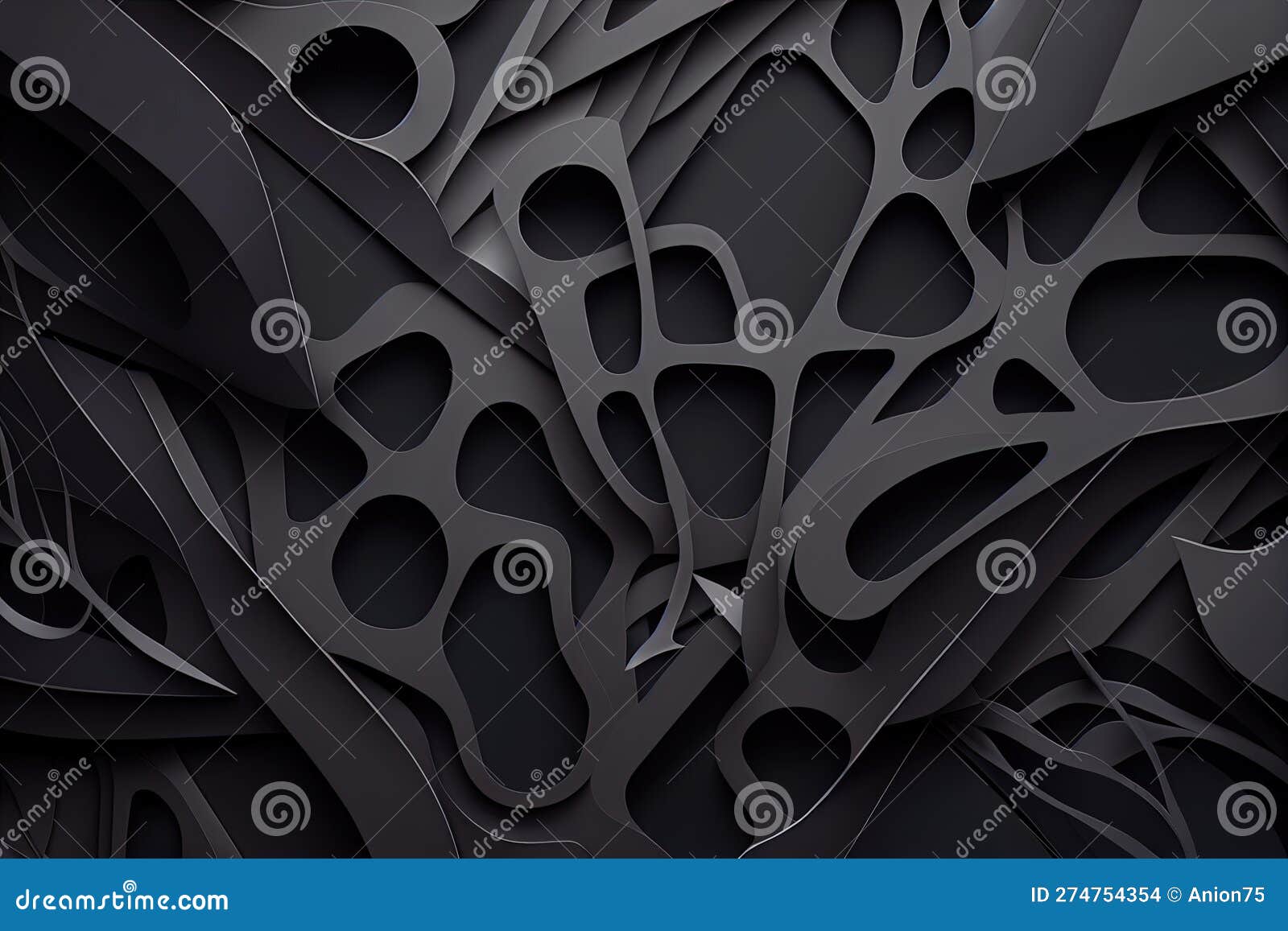 Black Abstract Background with Dark Concept, Generative AI Stock ...