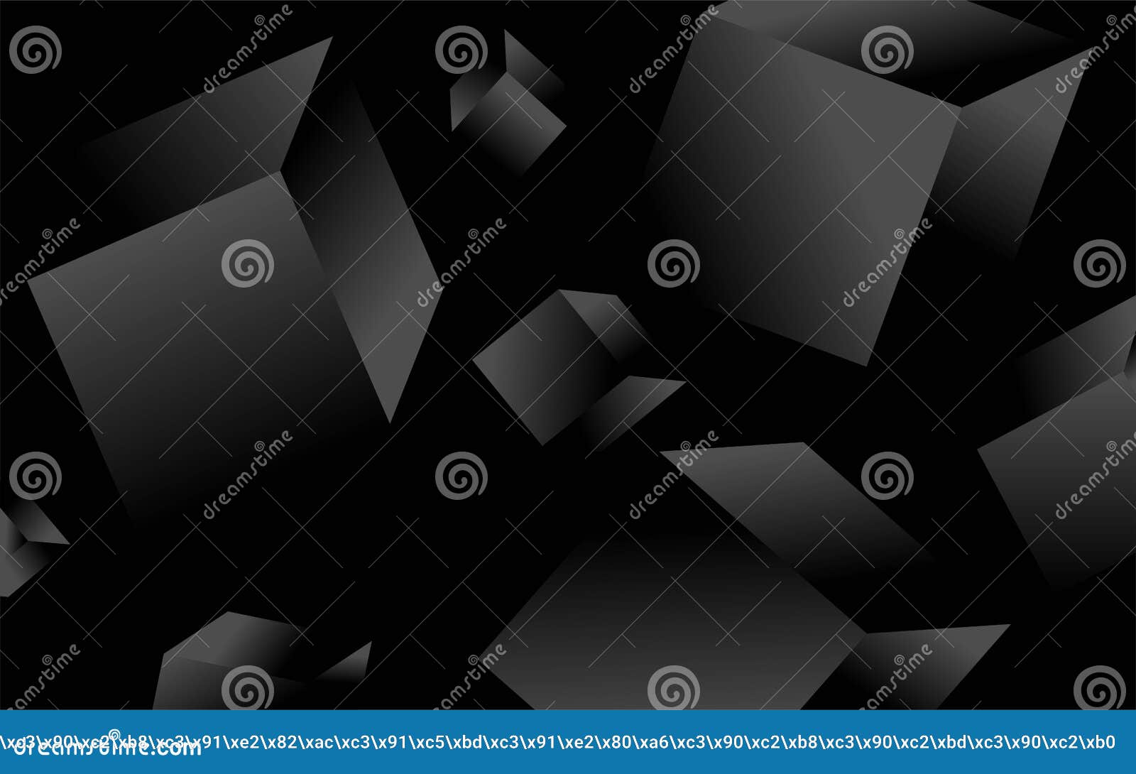 Black abstract banner stock illustration. Illustration of graphic ...