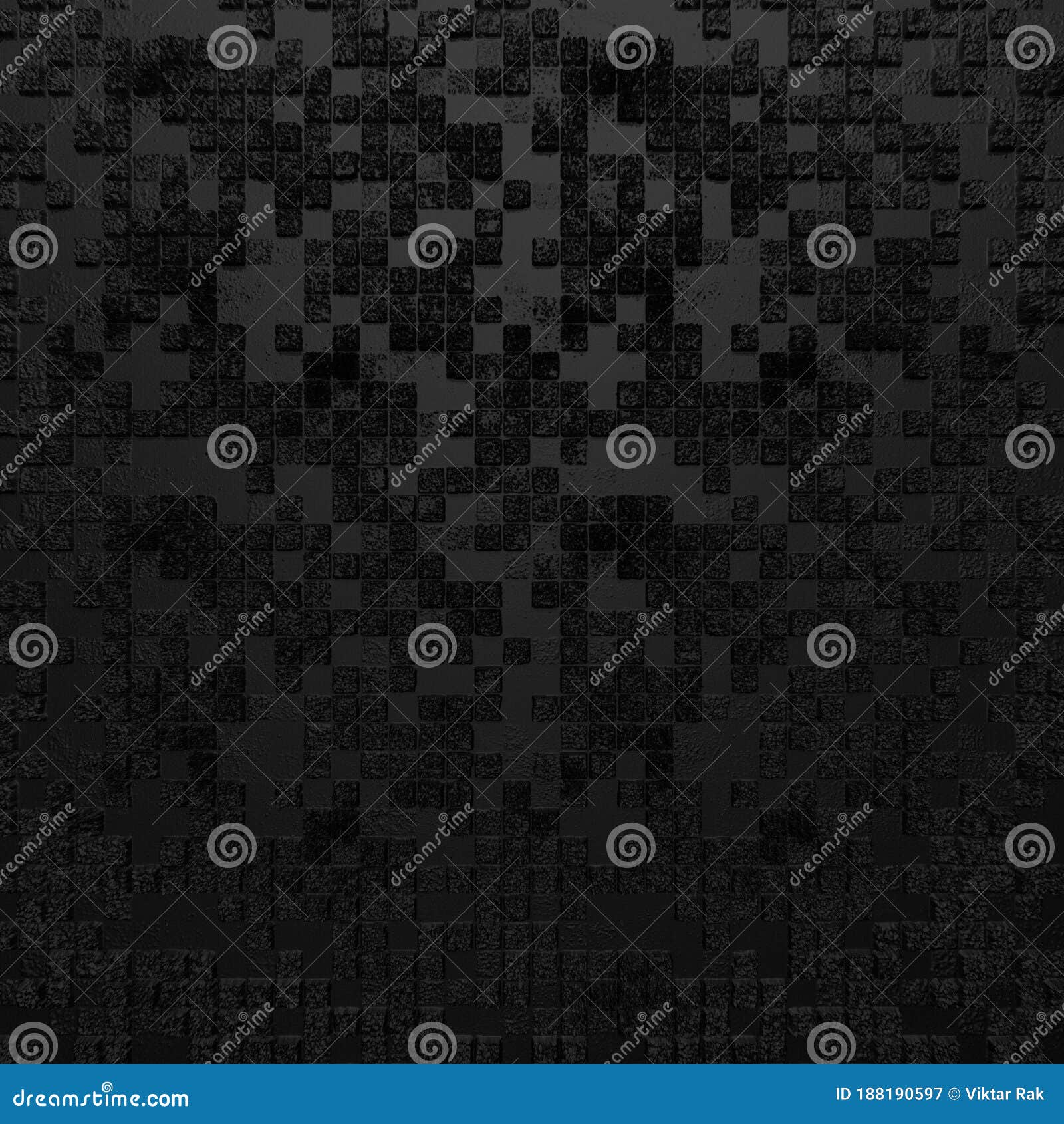 Black Abstract 3D Background. Graphite Black Surface with Embossed ...