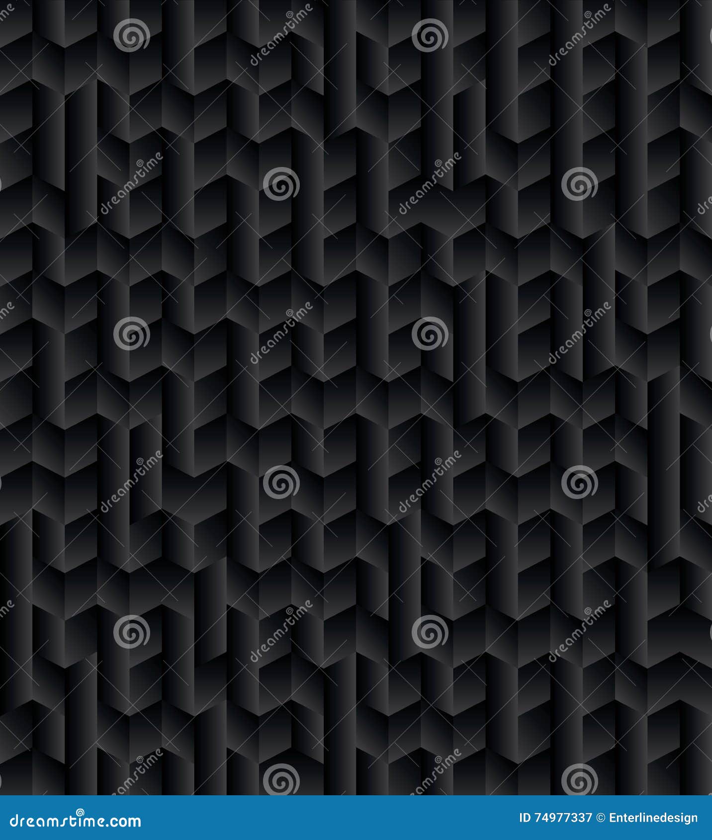 Black Abstract Geometric Pattern Background Stock Vector - Illustration ...