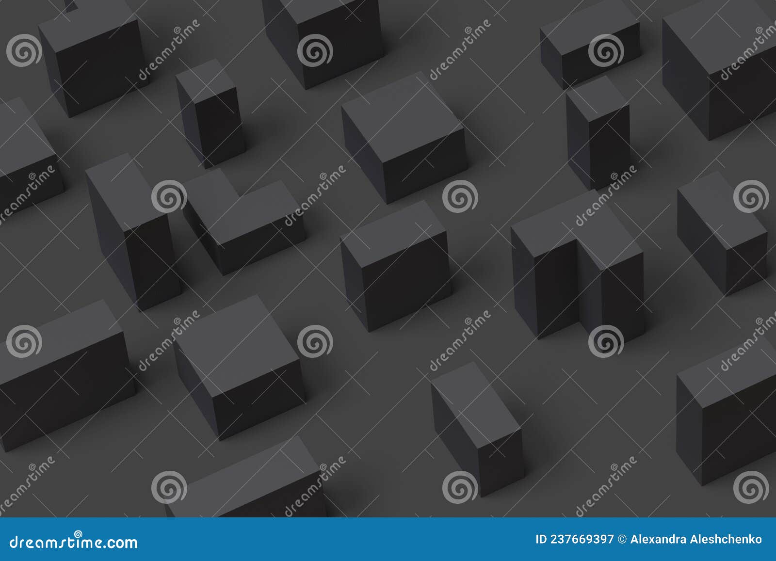 Black Abstract Geometry Shapes Pattern Background. Stock Illustration ...