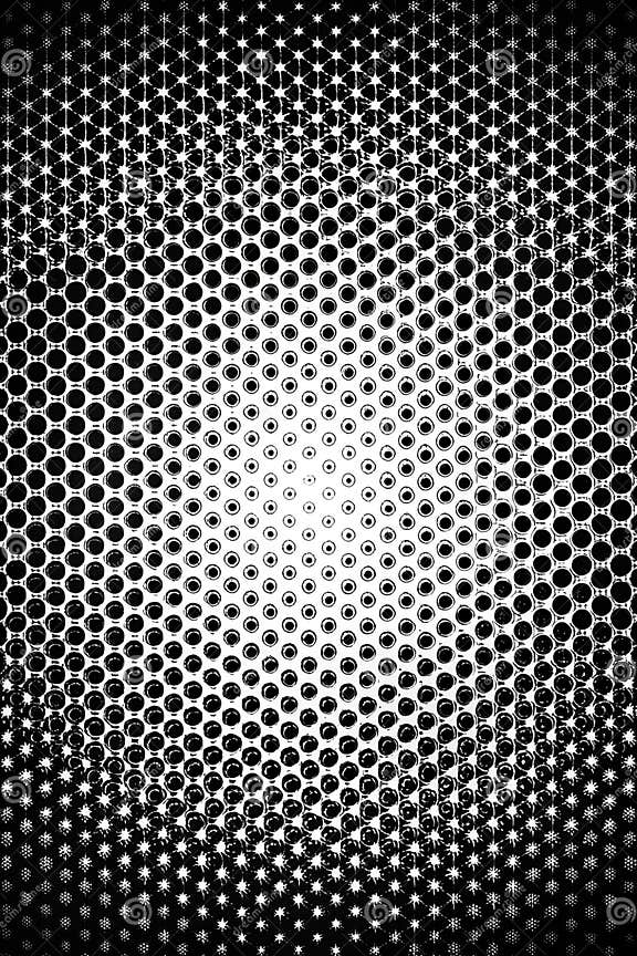 Black Abstract Grunge Halftone Pattern Texture Stock Illustration ...