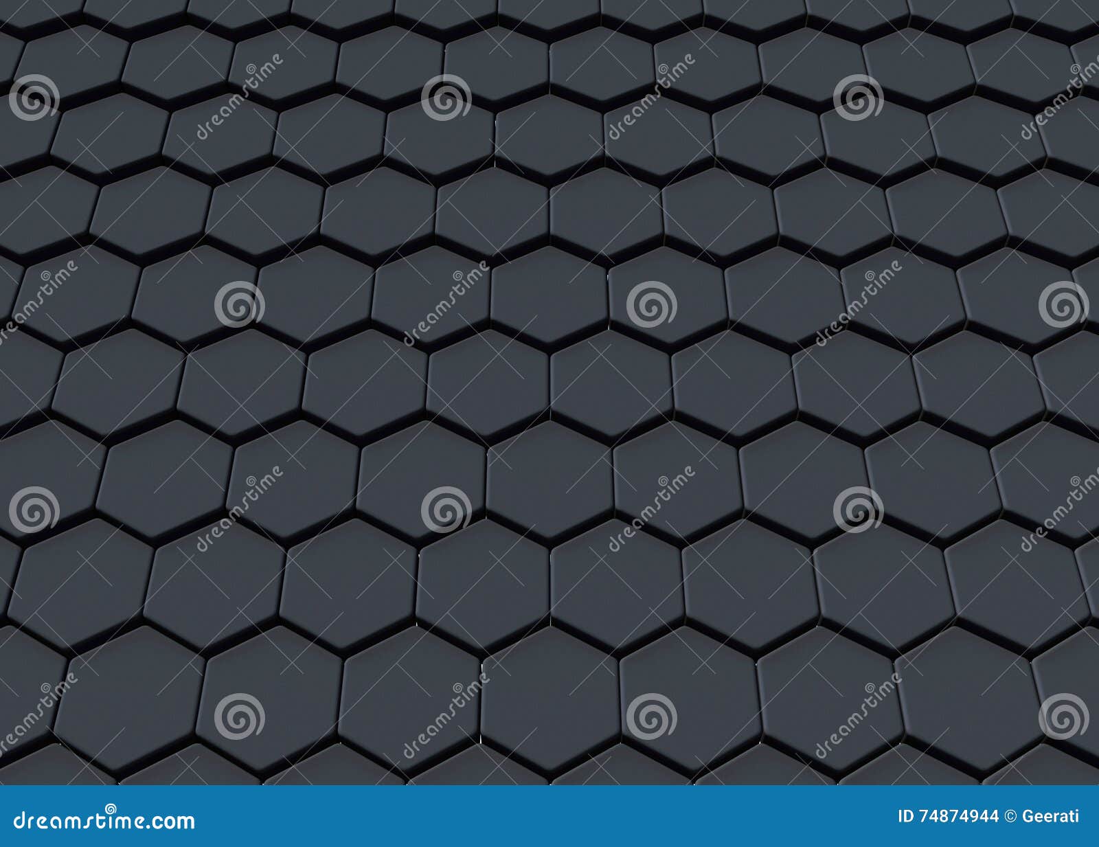 Black Abstract Hexagonal Design Background Stock Illustration ...