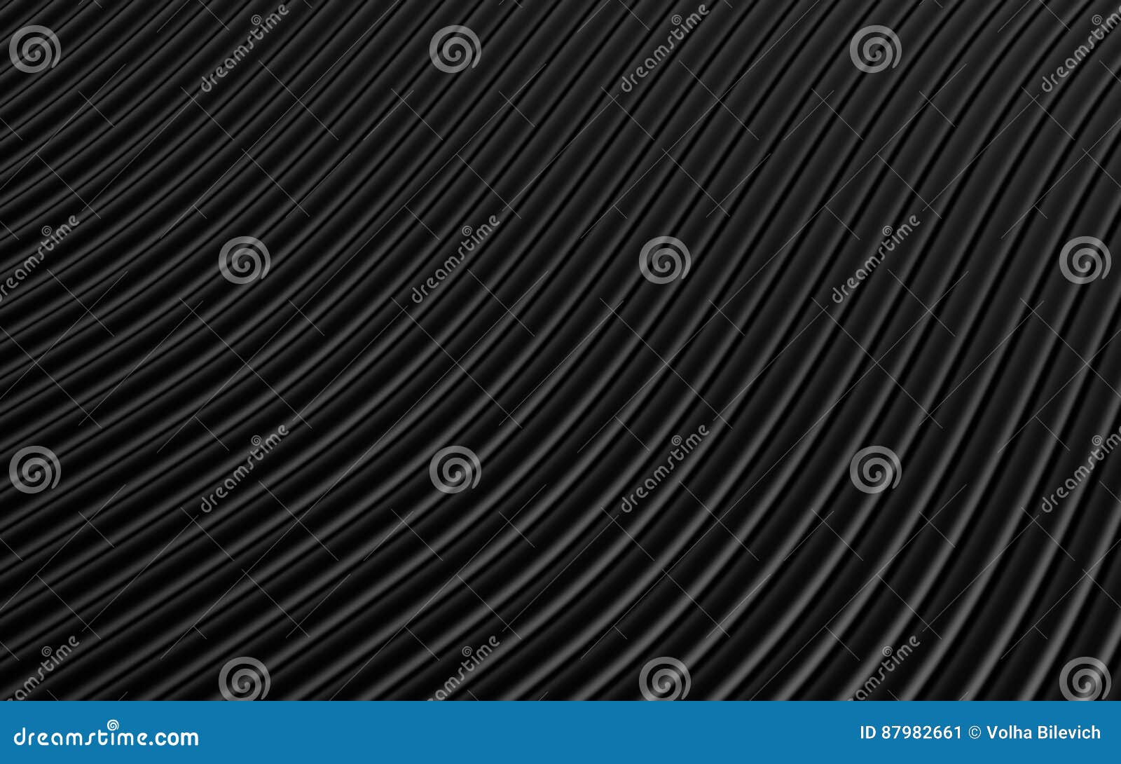 Black Abstract Image of Lines Background. 3d Render Stock Illustration ...