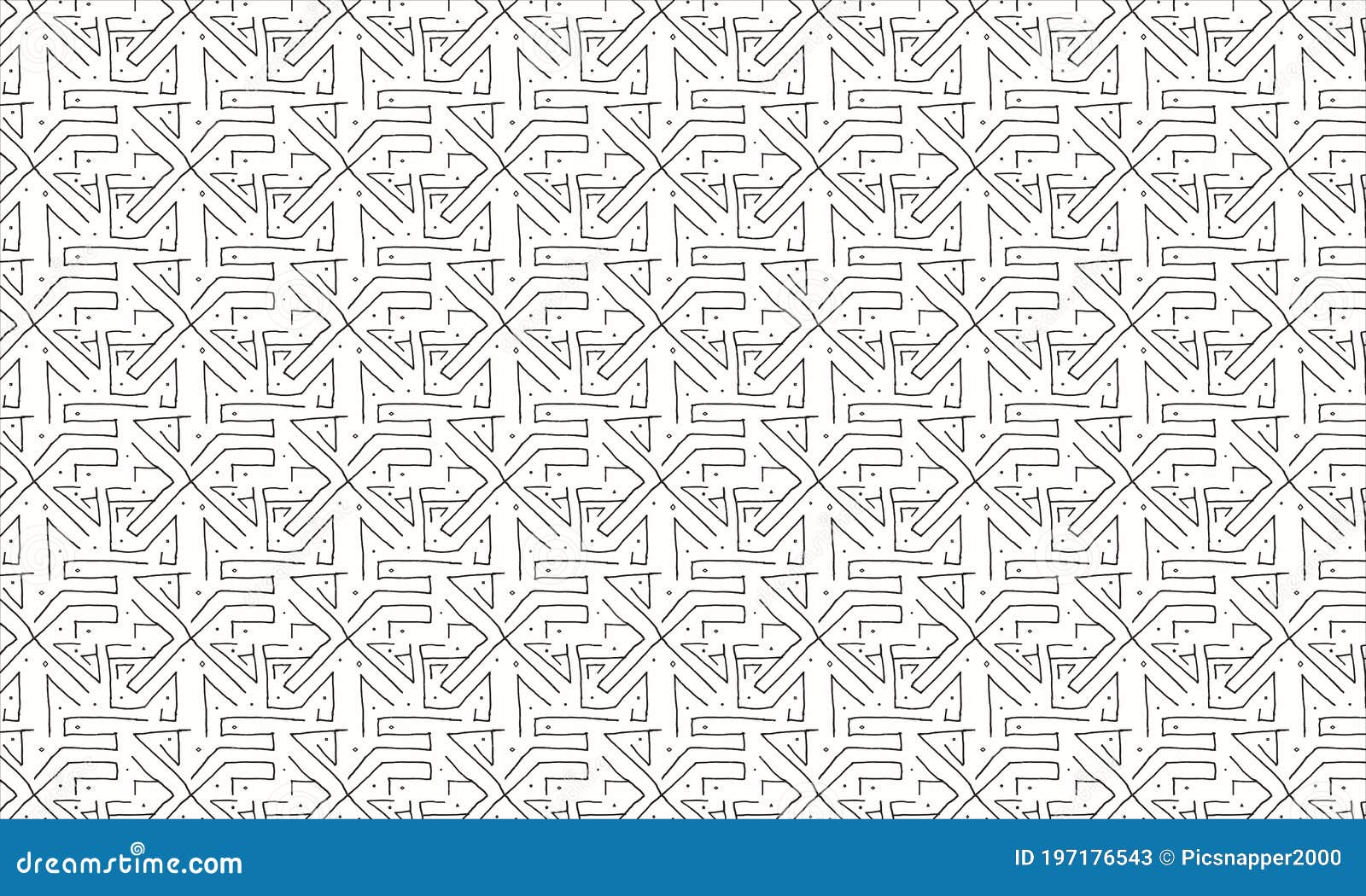 Abstract Line Work Pattern Hand Drawn Random Lines Stock Image ...