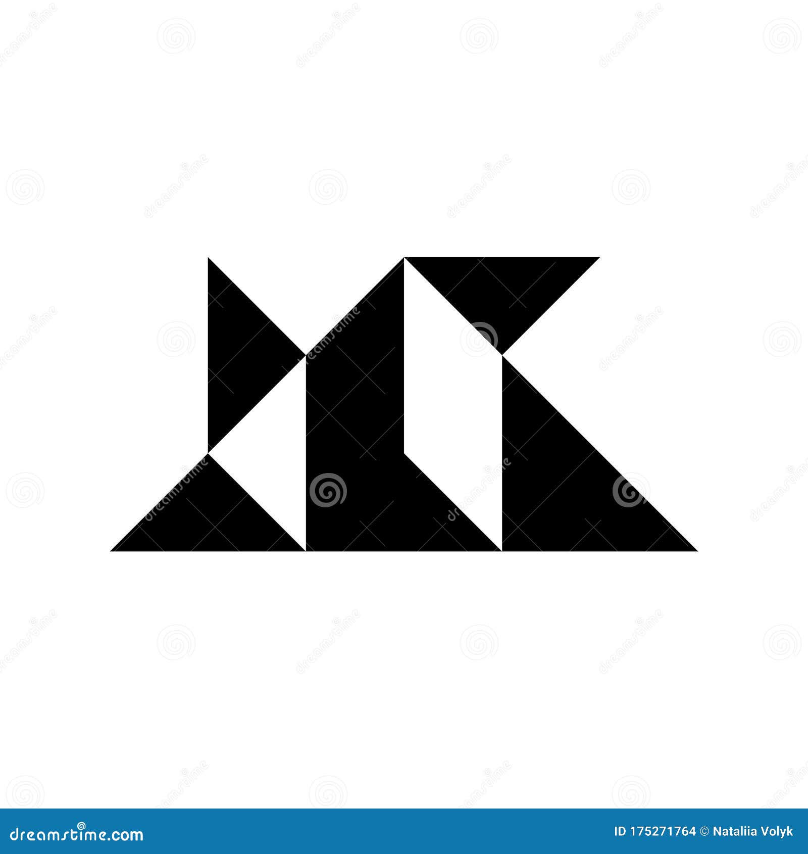 Black abstract logo stock vector. Illustration of template - 175271764