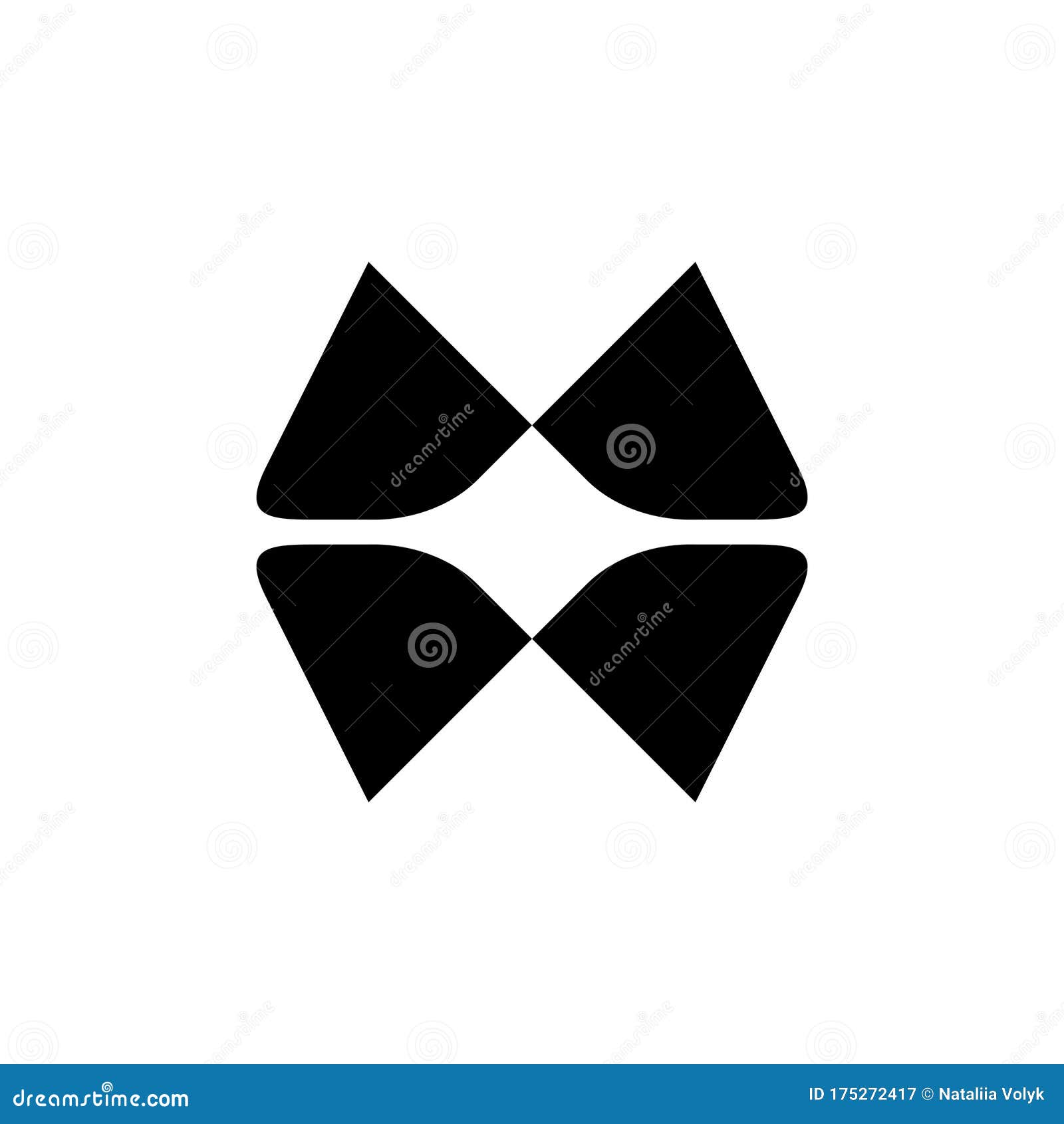 Black abstract logo stock vector. Illustration of icon - 175272417