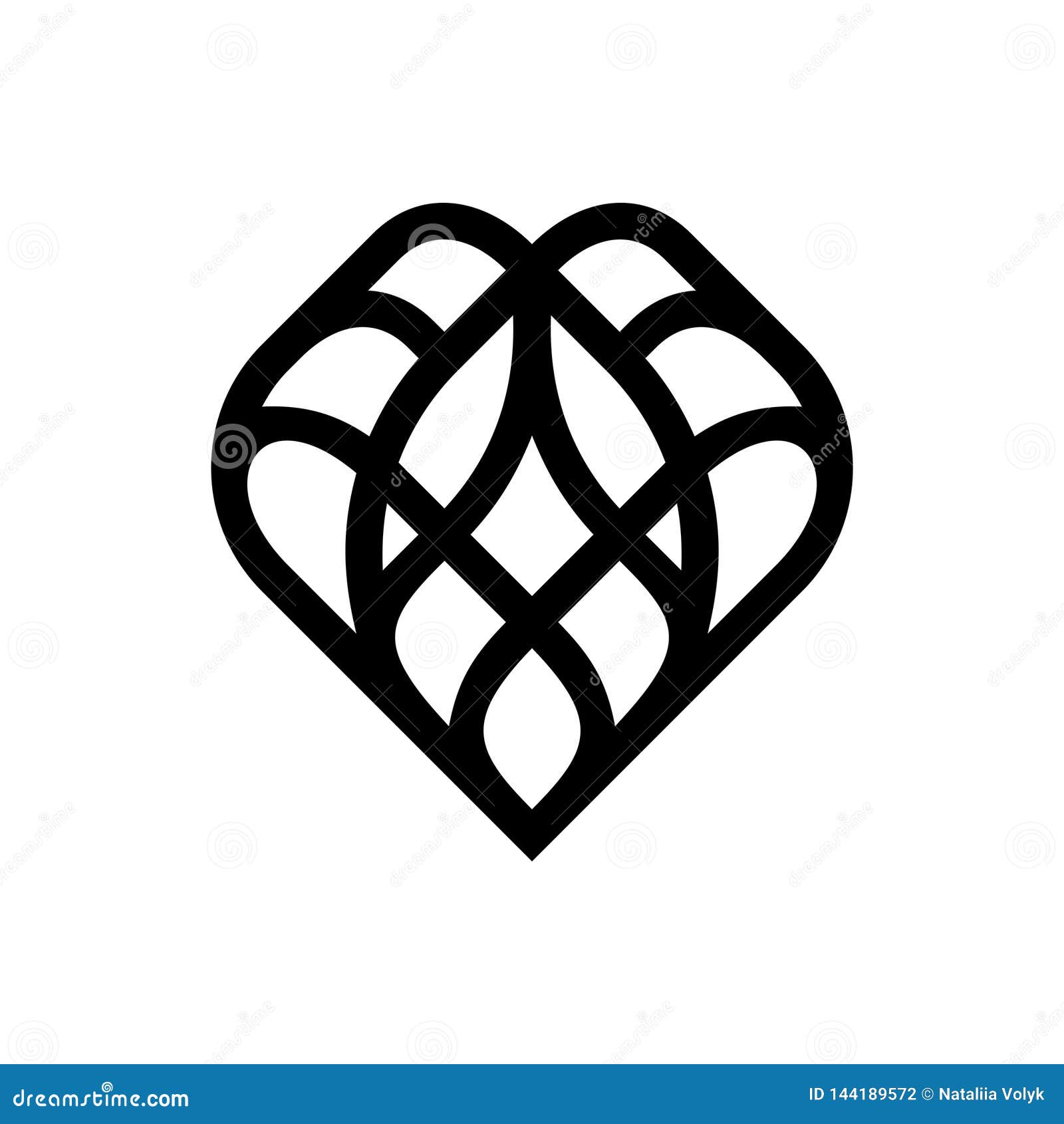 Black Abstract Logo Design Template Stock Vector - Illustration of logo ...