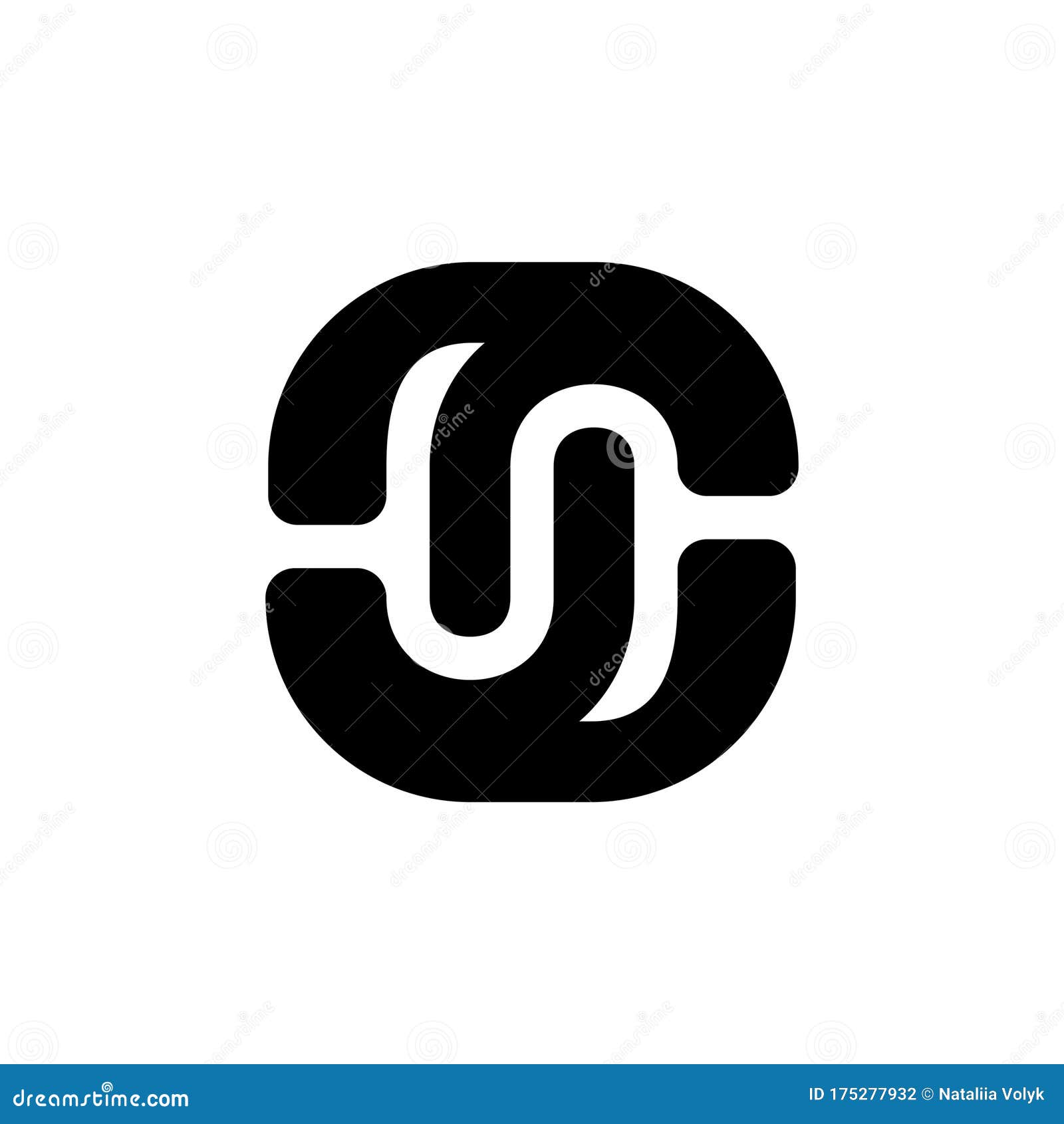 Black abstract logo stock vector. Illustration of icon - 175277932