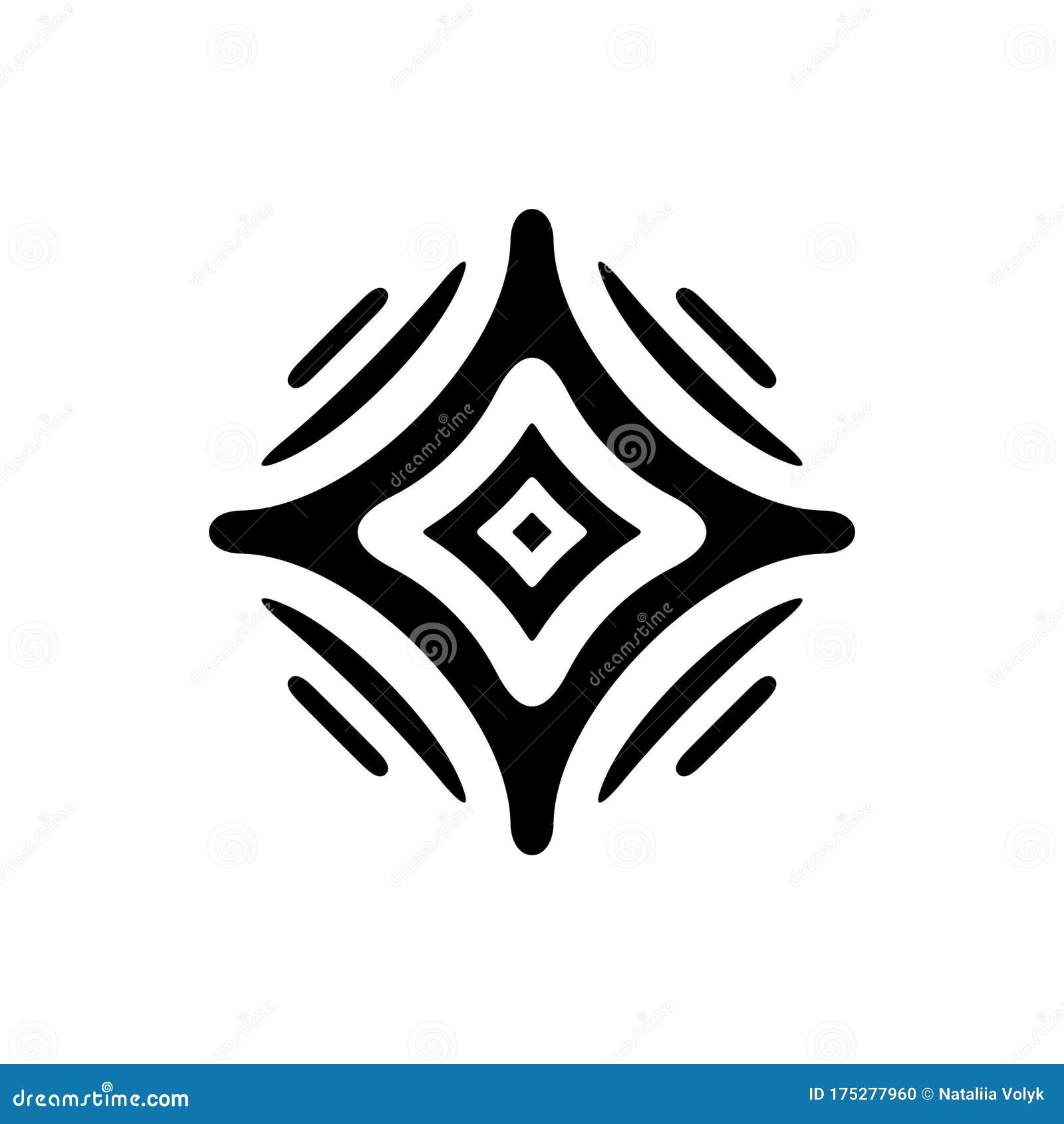 Black abstract logo stock vector. Illustration of vector - 175277960