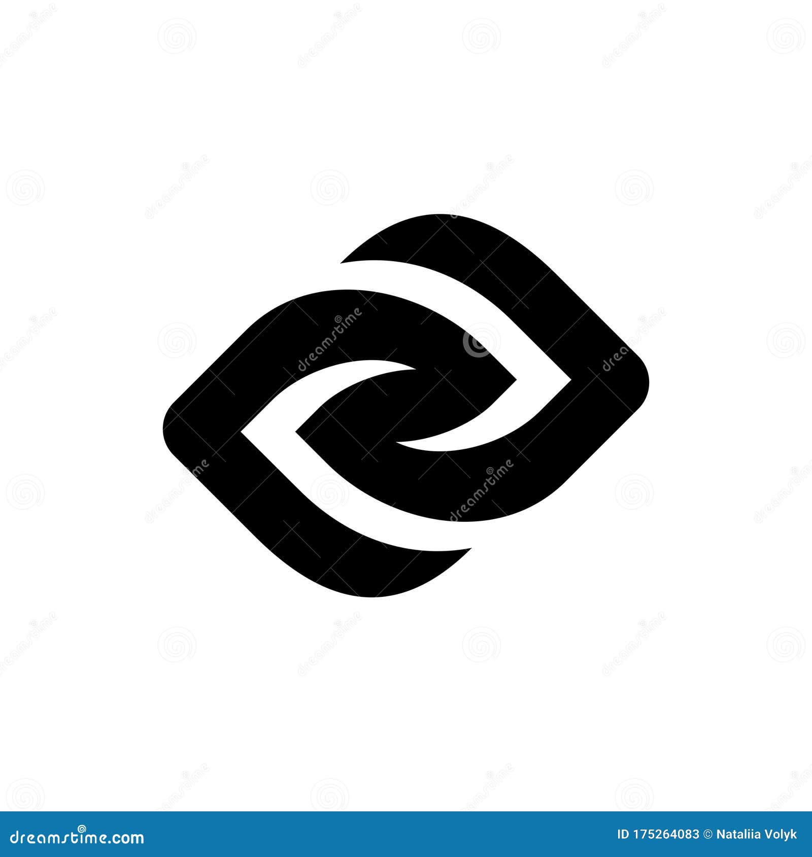 Black abstract logo stock vector. Illustration of collection - 175264083