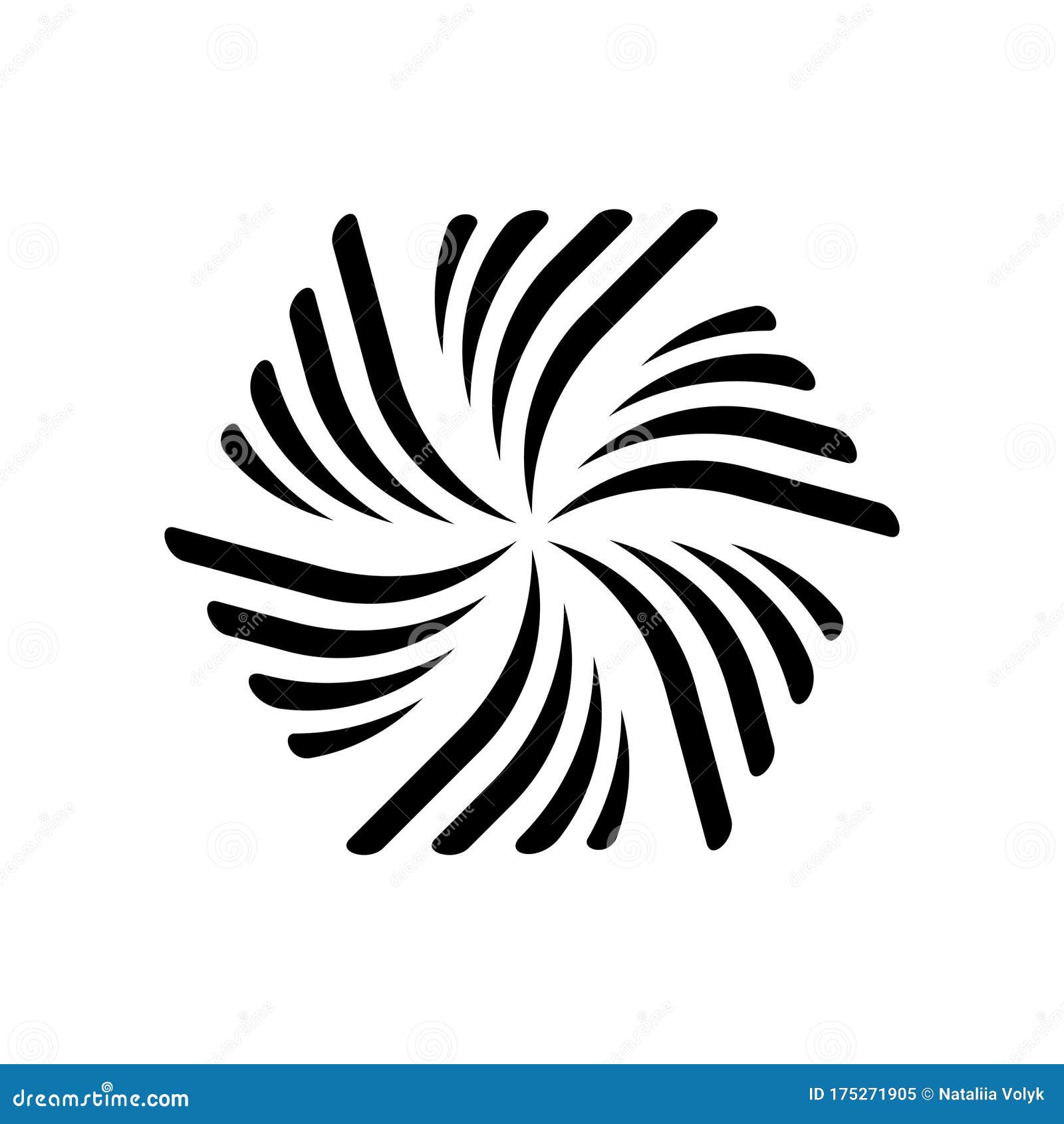 Black abstract logo stock vector. Illustration of network - 175271905