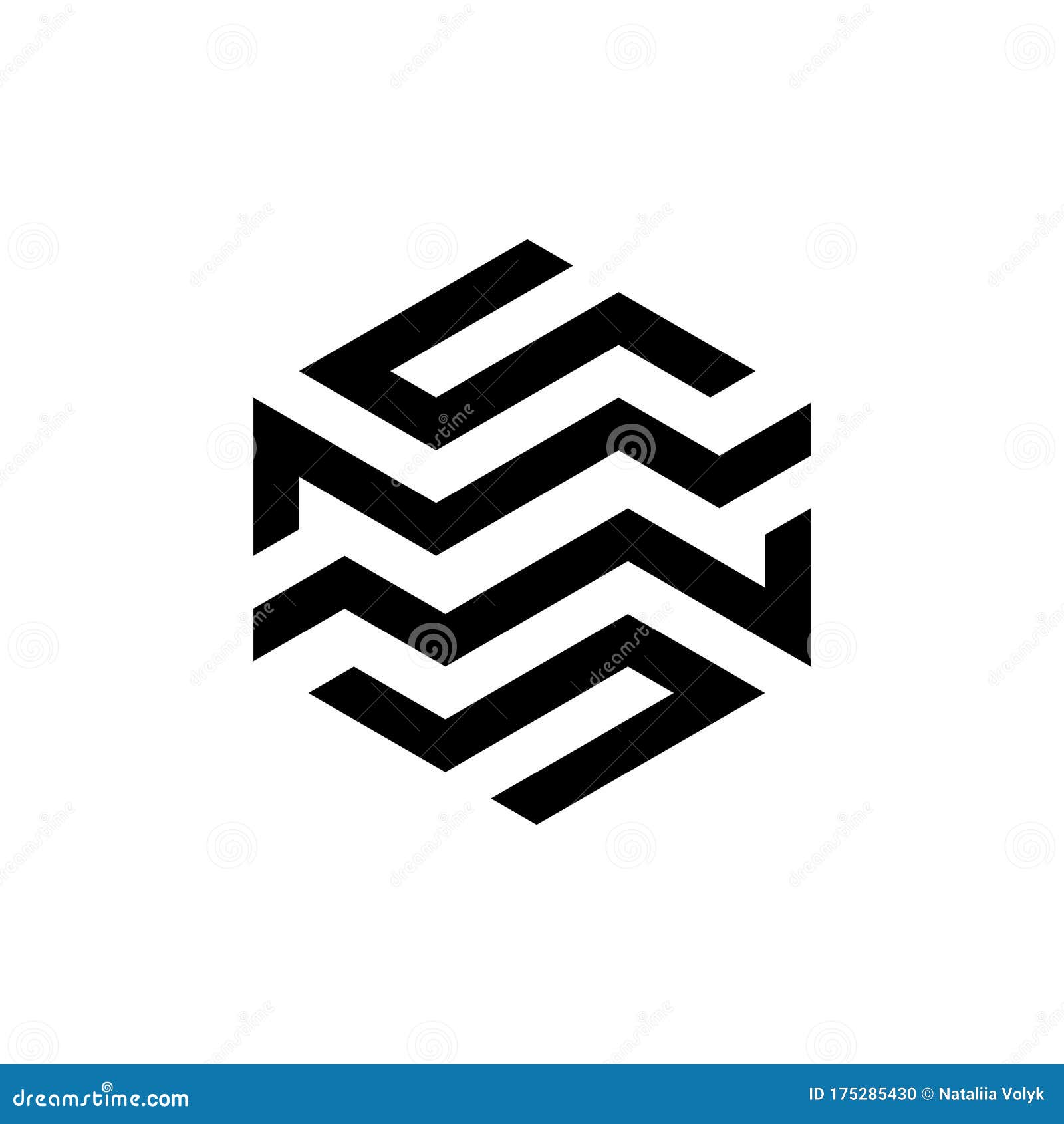 Black abstract logo stock vector. Illustration of globe - 175285430