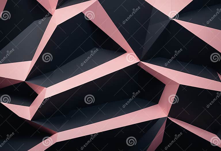Black Abstract Polygon Carbon Background Stock Illustration ...