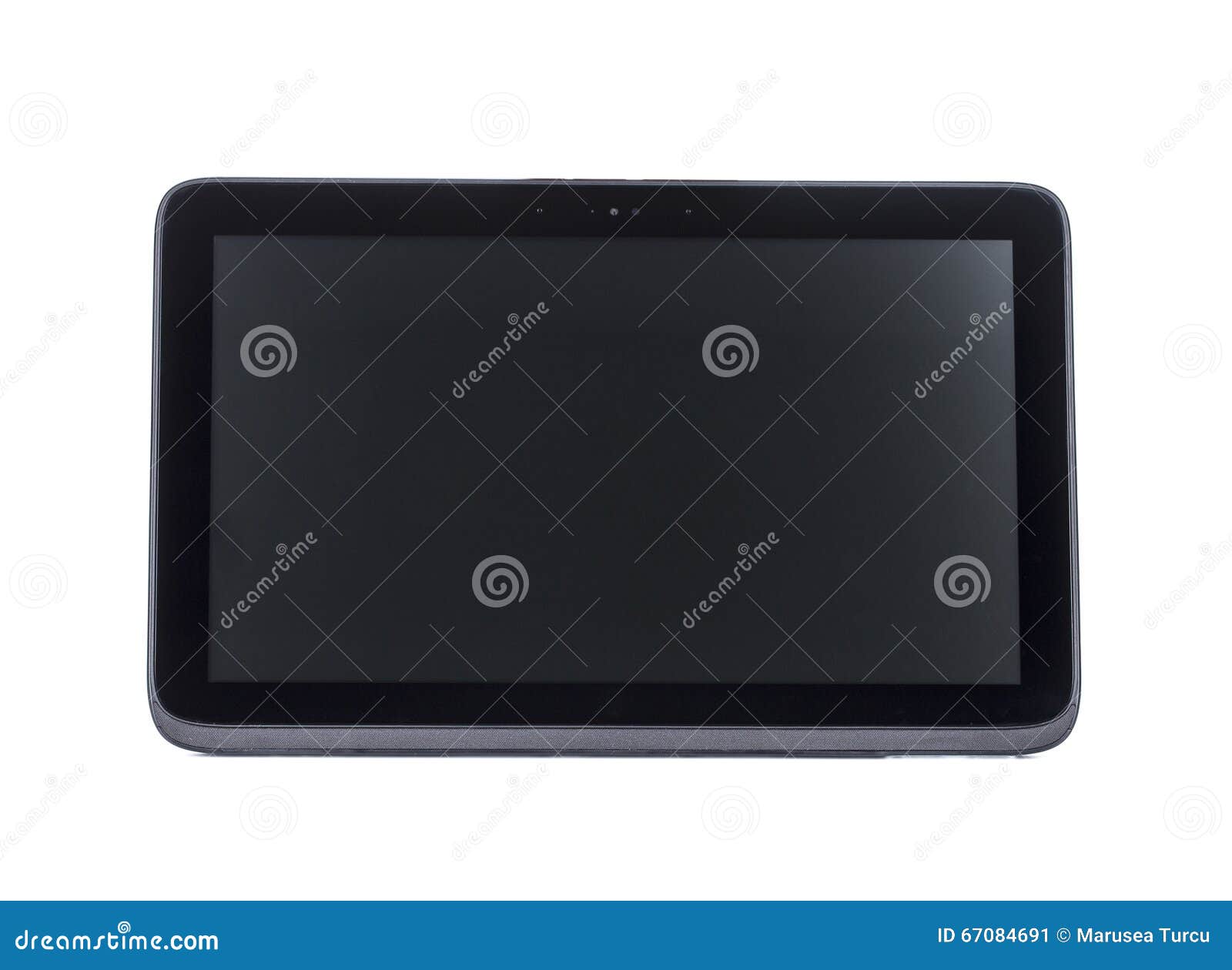 Black Abstract Tablet Computer Stock Image - Image of multimedia ...
