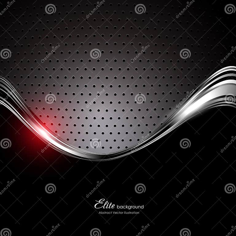 Black Abstract Technology Background Stock Vector - Illustration of ...