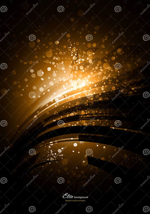 Black Abstract Technology Background Stock Vector - Illustration of ...