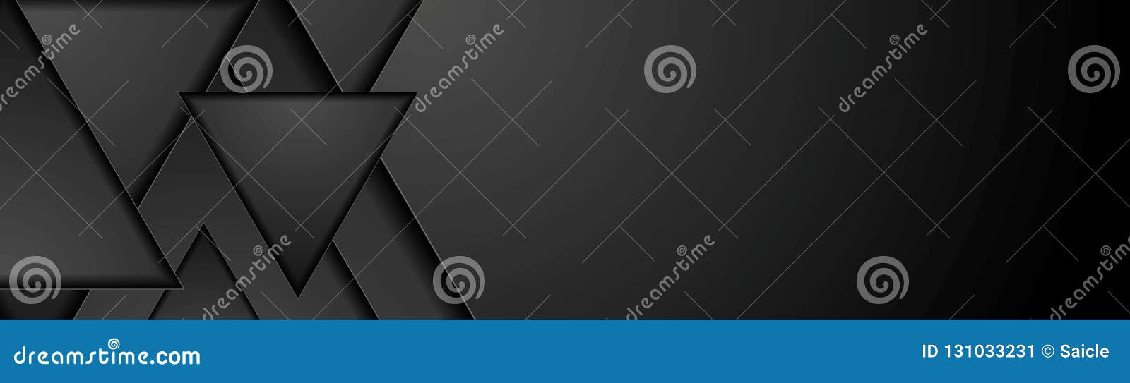 Black Abstract Technology Concept Banner Design Stock Vector ...