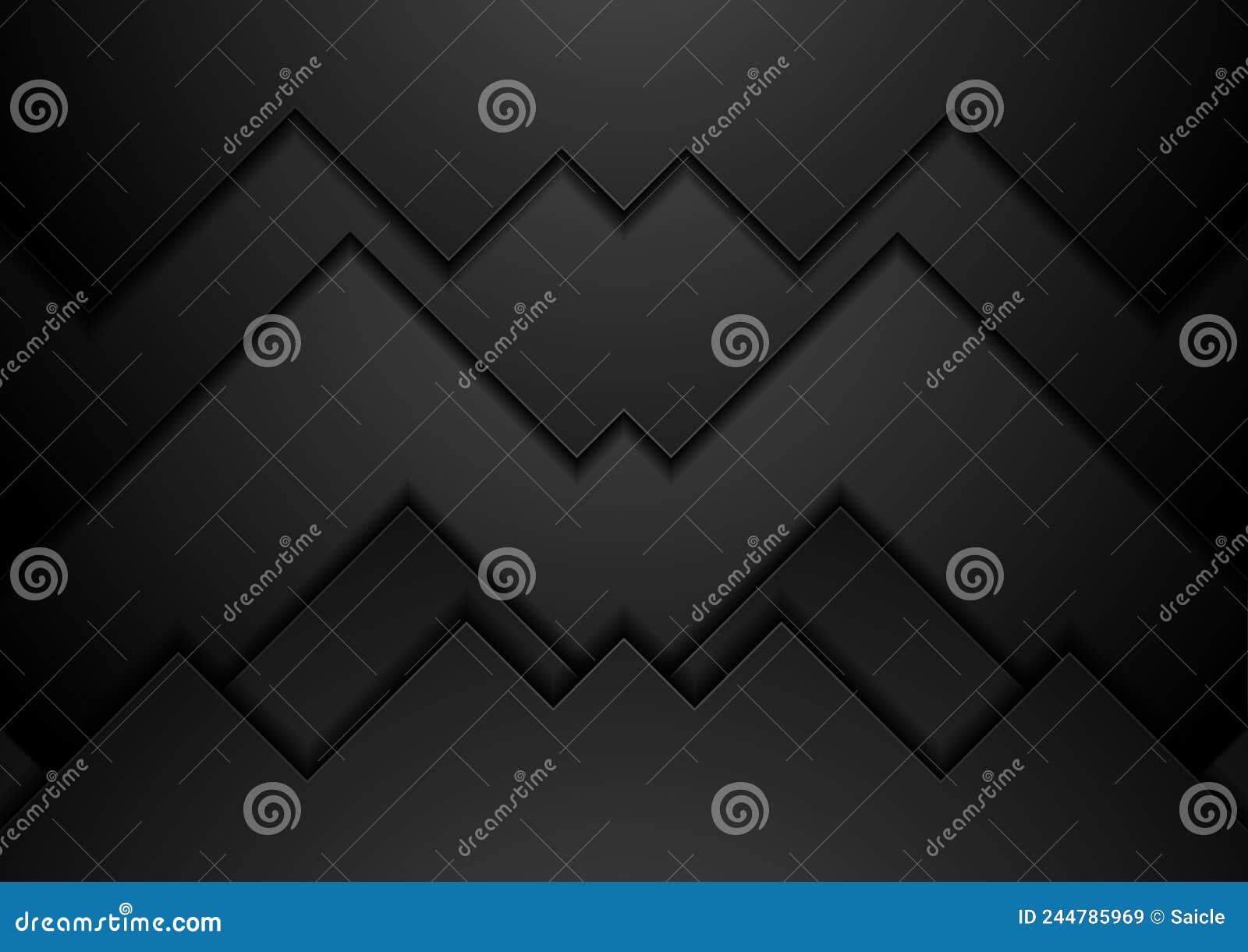 Black Abstract Technology Geometric Background Stock Vector ...