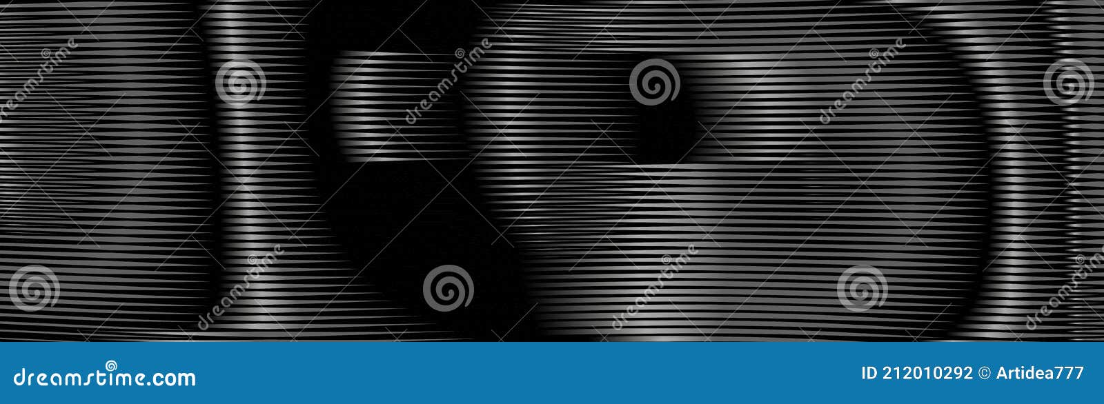 Black Abstract Texture Deformation with Curved Metallic Surface Effect ...