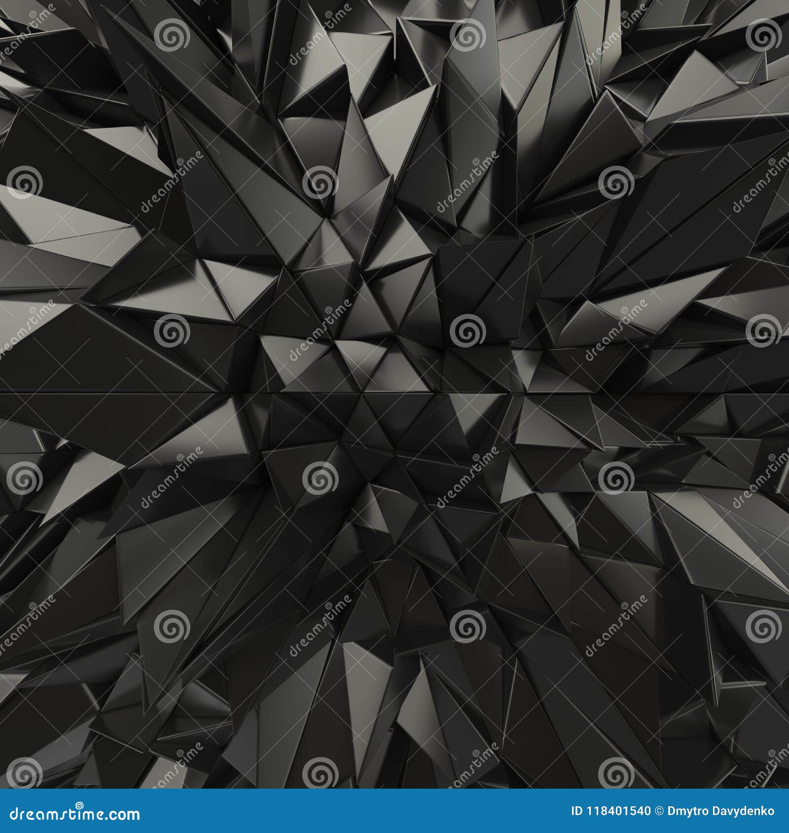 Black Abstract Triangles Backdrop Stock Illustration - Illustration of ...