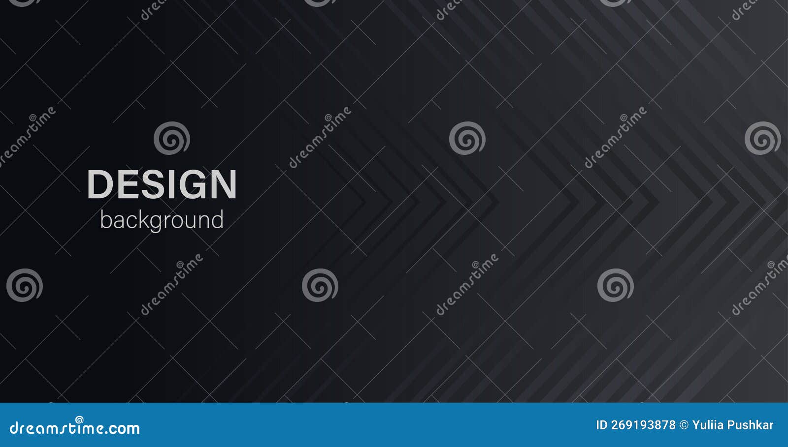 Black Abstract Vector Background. Minimal Dark Backdrop with Chevron ...