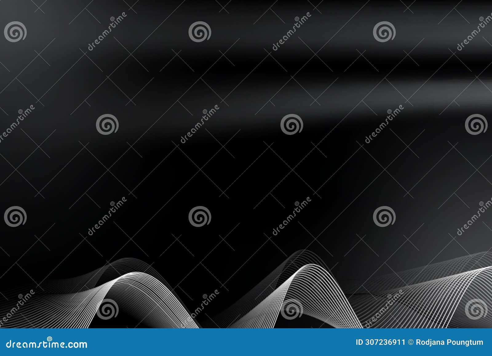 Black Abstract Wave Mesh Gradient Stock Illustration - Illustration of ...