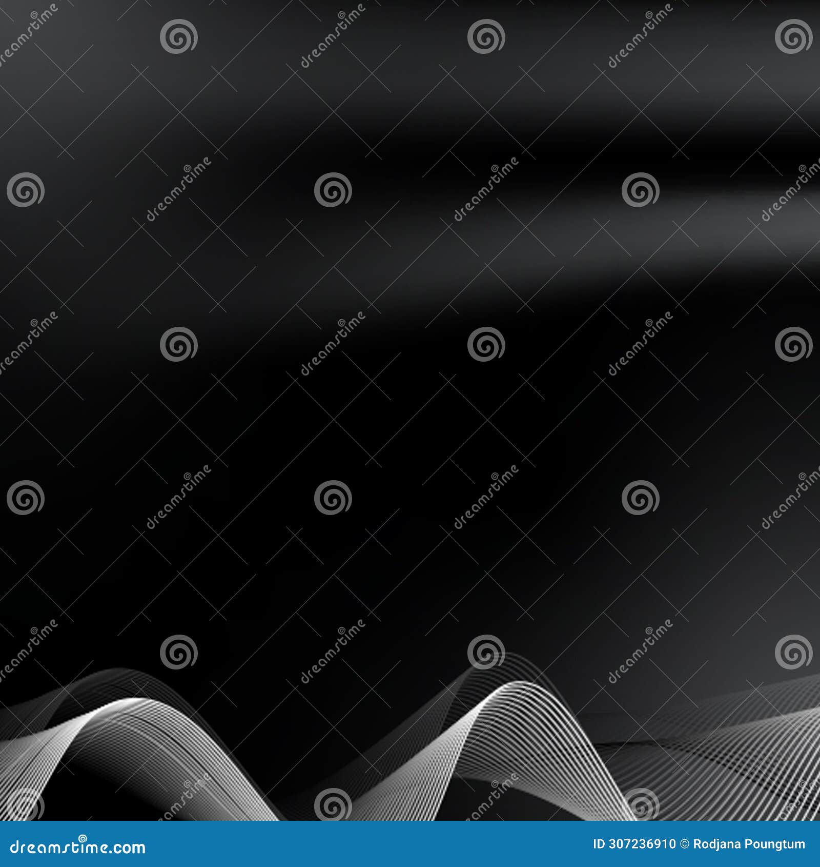 Black Abstract Wave Mesh Gradient Stock Illustration - Illustration of ...