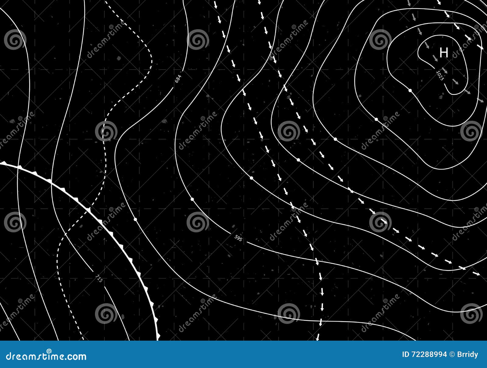 Black Abstract Weather Map stock vector. Illustration of graphic - 72288994