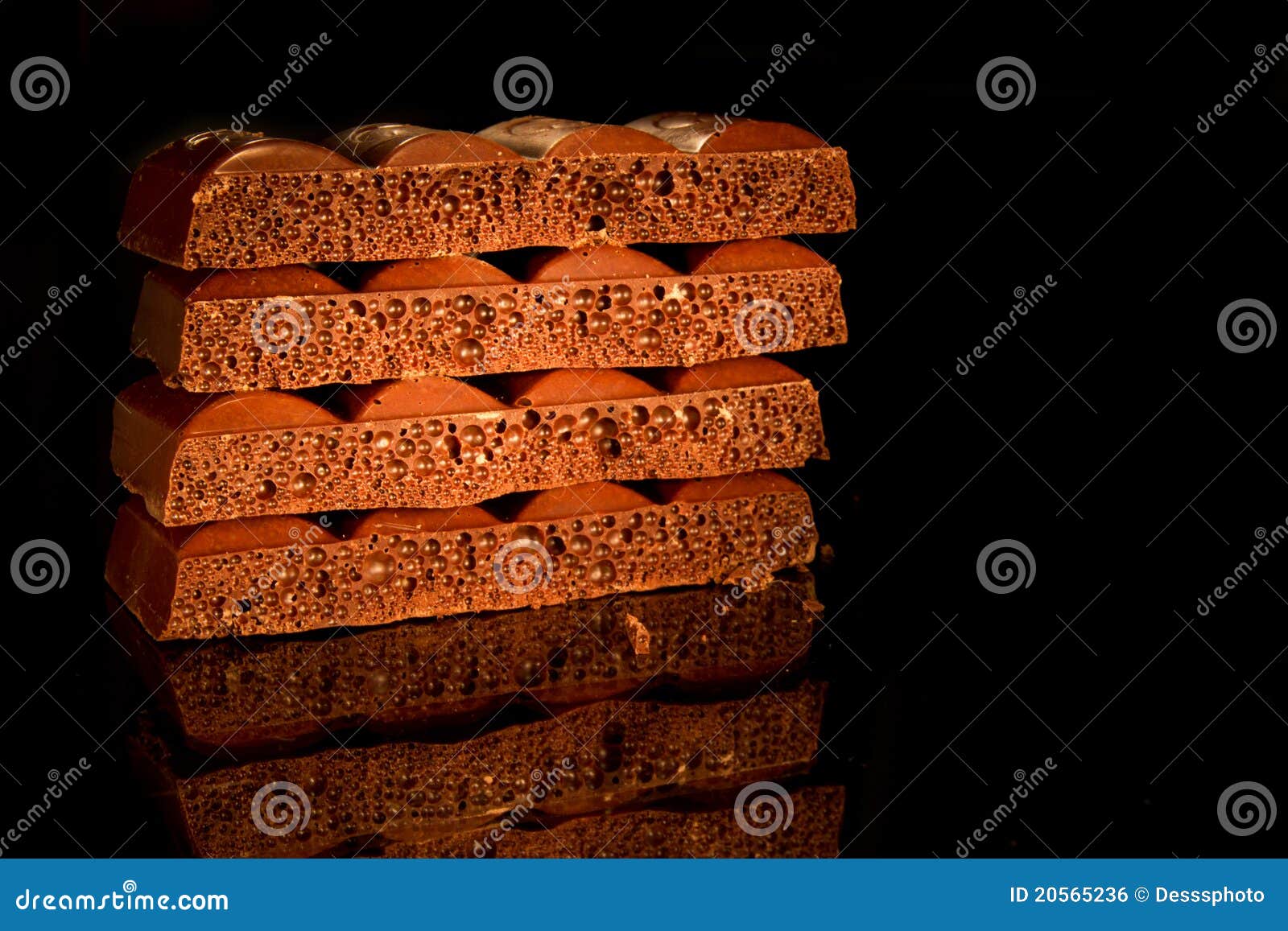 Black aerated chocolate stock photo. Image of cake, cocoa - 20565236