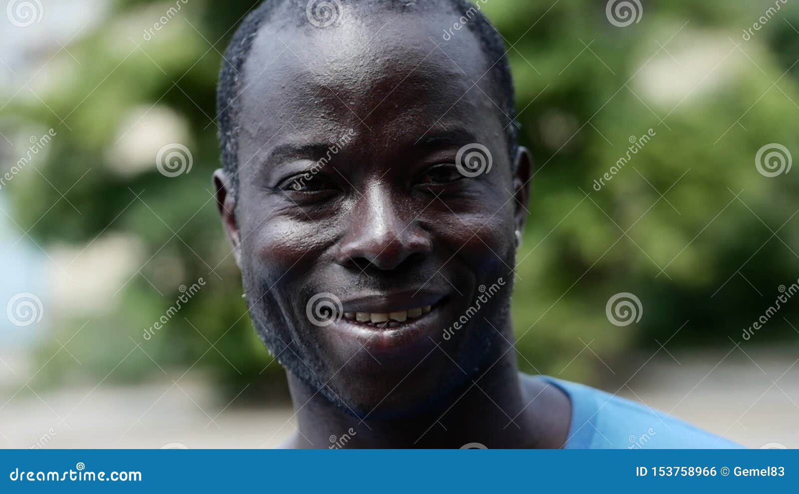 African American Man Face