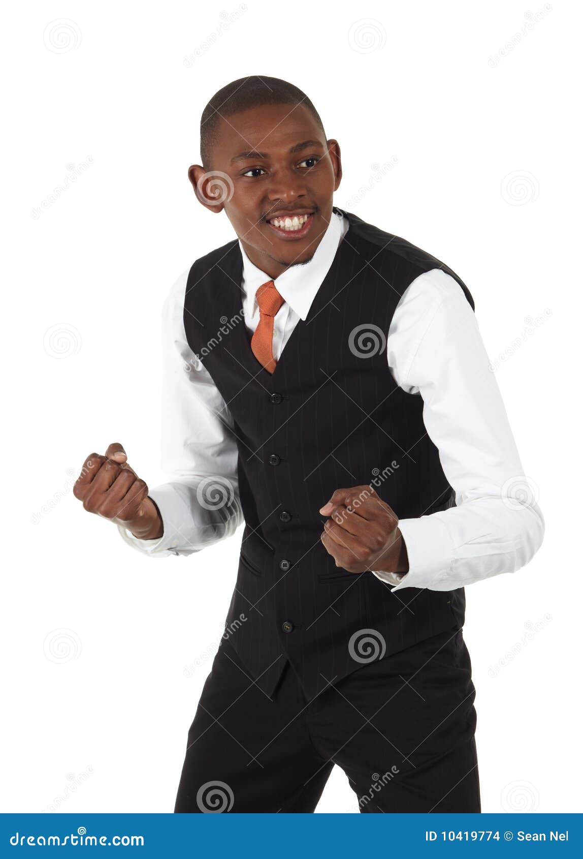 Black African Businessman stock photo. Image of business - 10419774