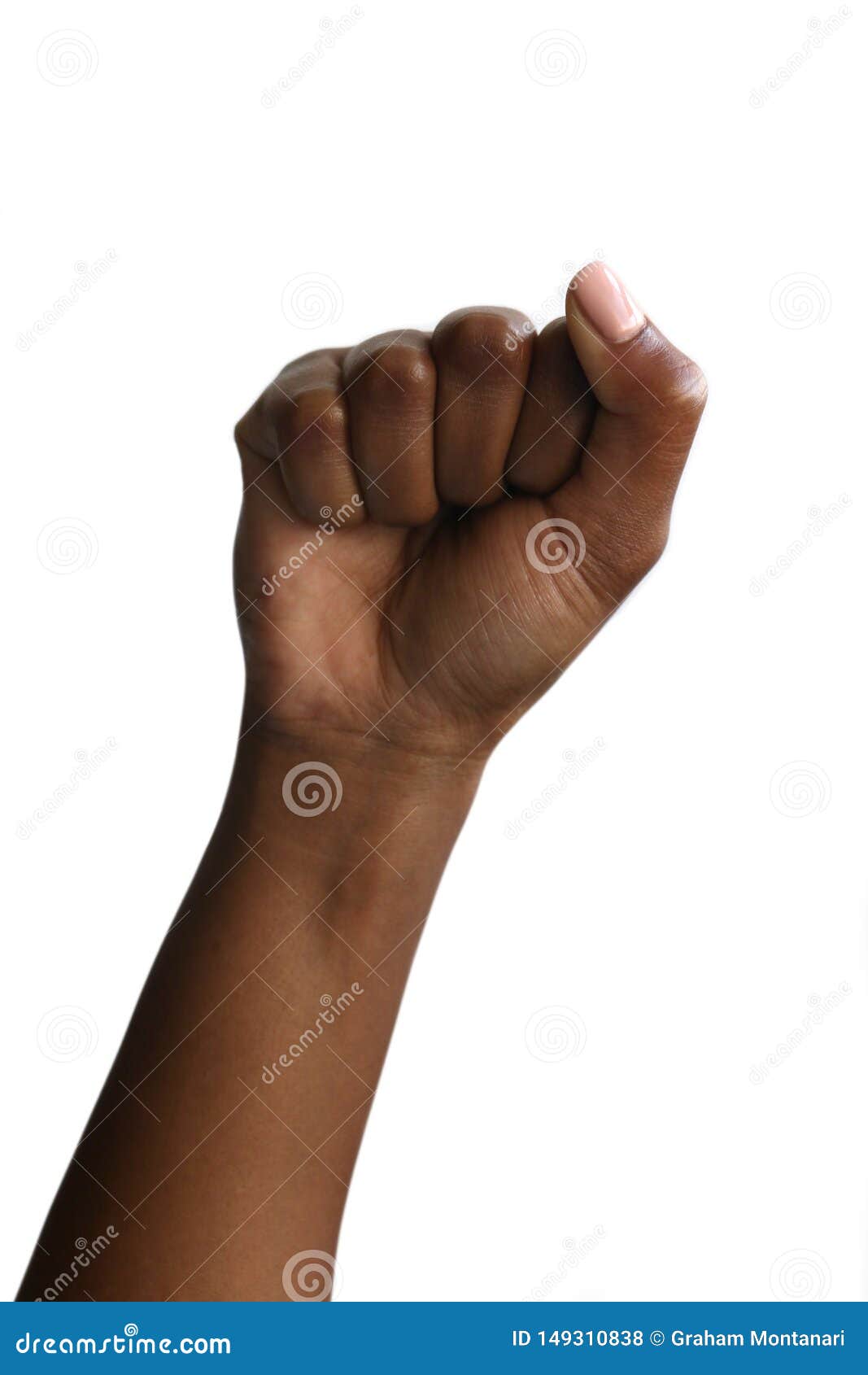 Black African Indian Female Hand Clenched in a Fist, Black Power Stock ... Black African Indian Female Hand Clenched in a Fist, Black Power Stock ...
