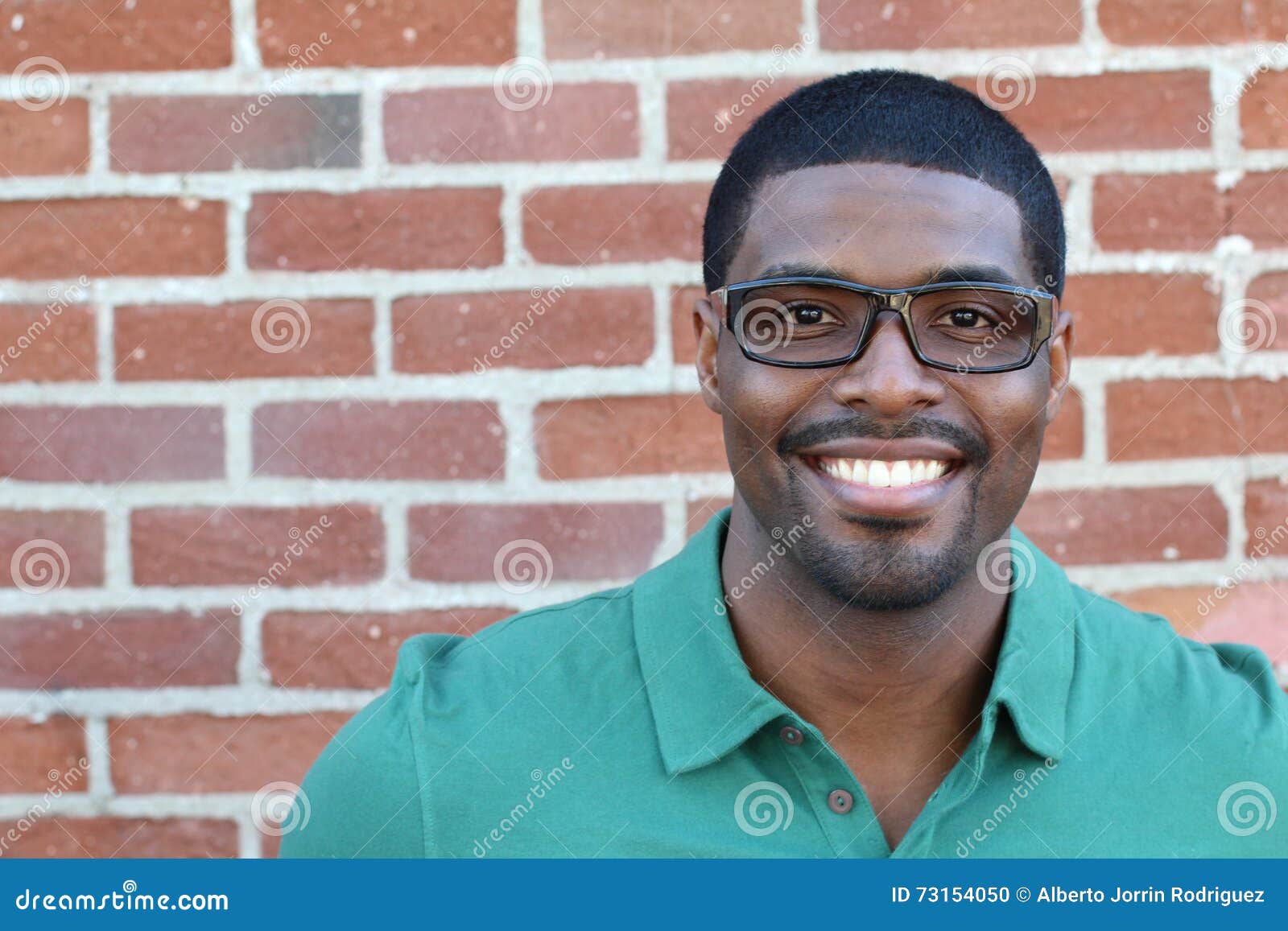 102 Black African Man Posing Wearing Glasses Copy Space Stock Photos ...
