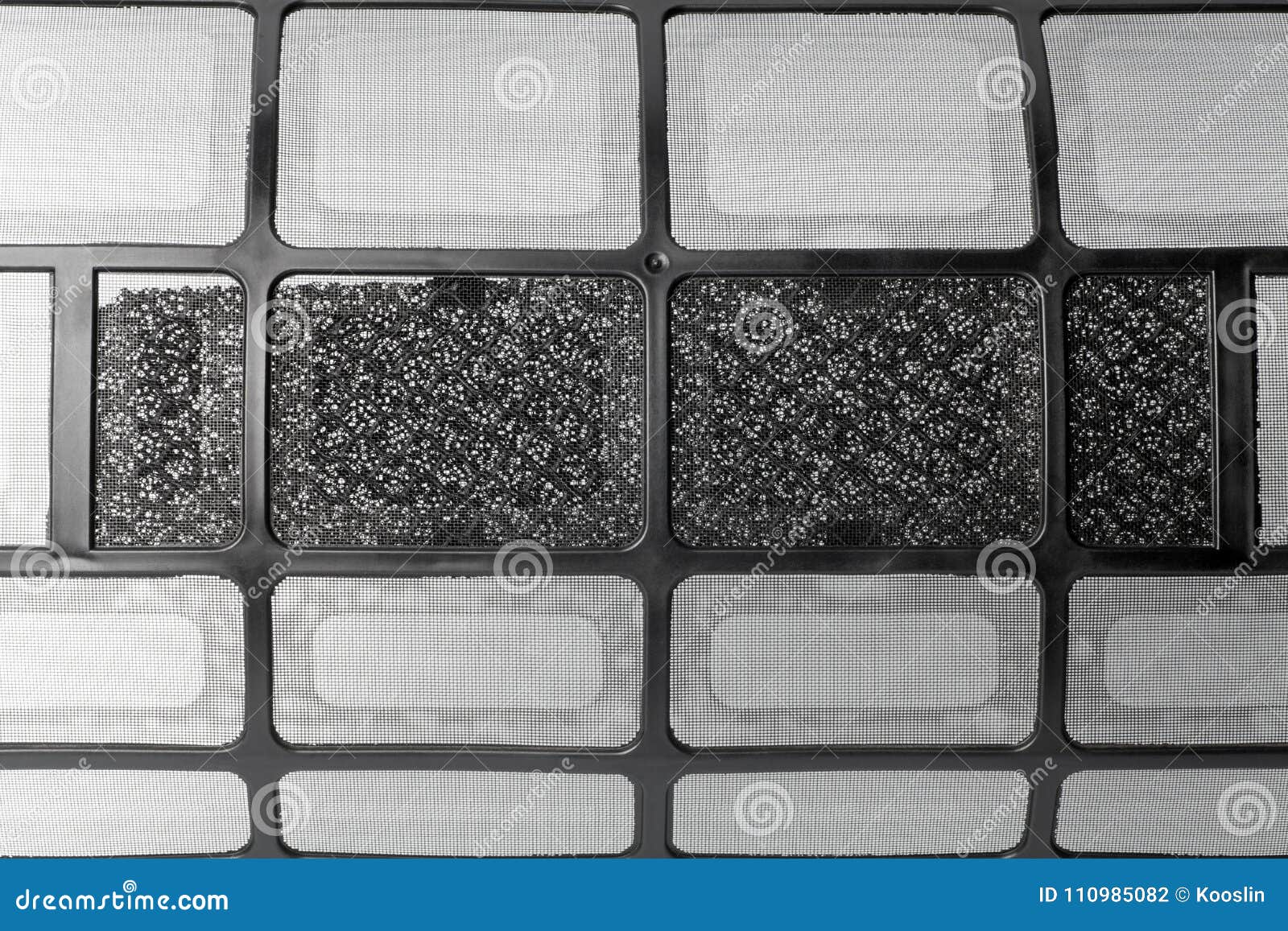 Black air condition filter stock photo. Image of home - 110985082