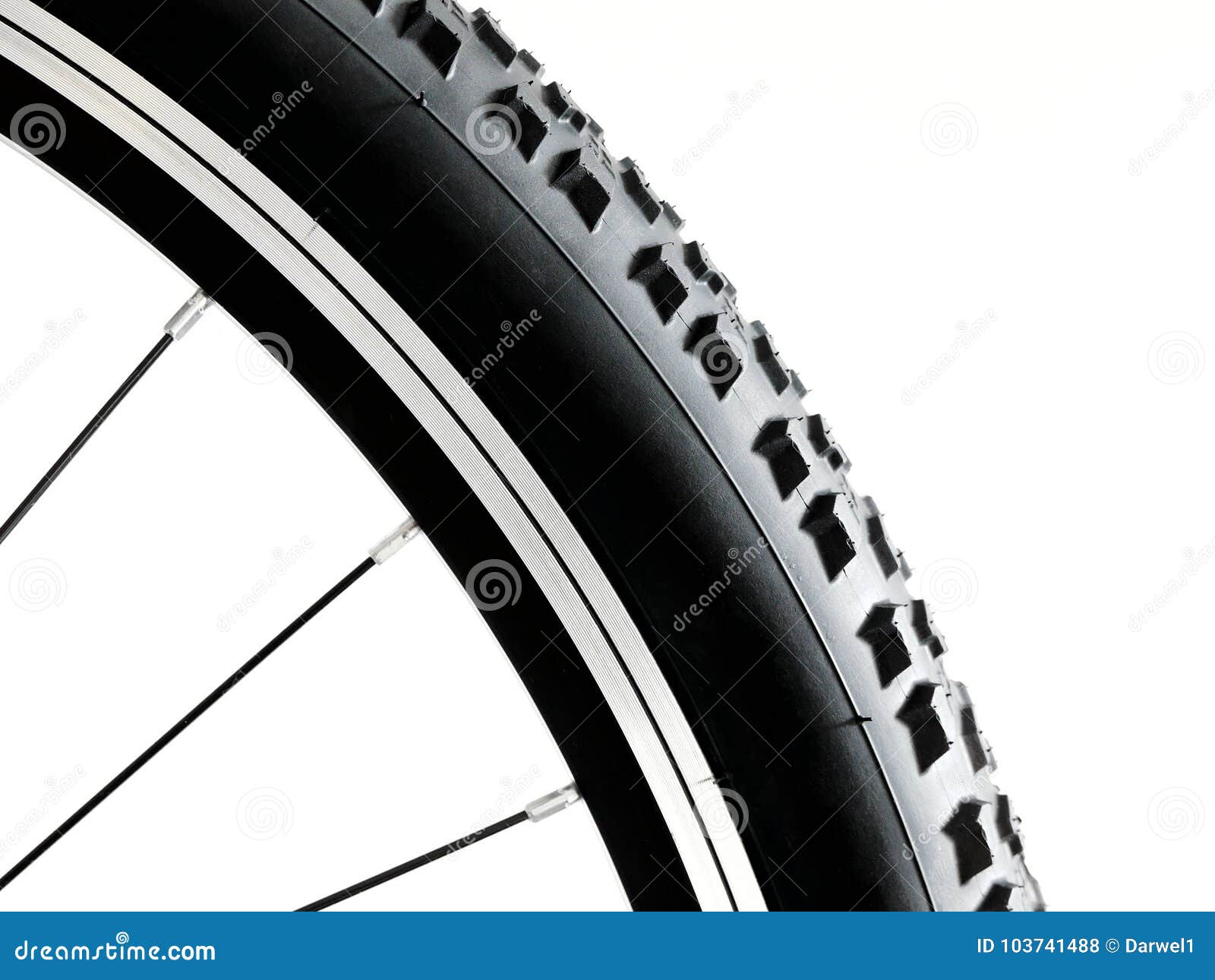 Black and Alloy Bicycle Wheel Stock Photo - Image of view, travel ...