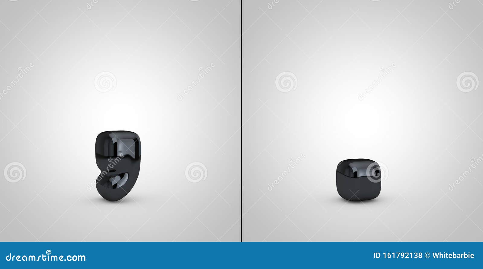 Black Alphabet Symbols Coma and Point Isolated on White Background ...